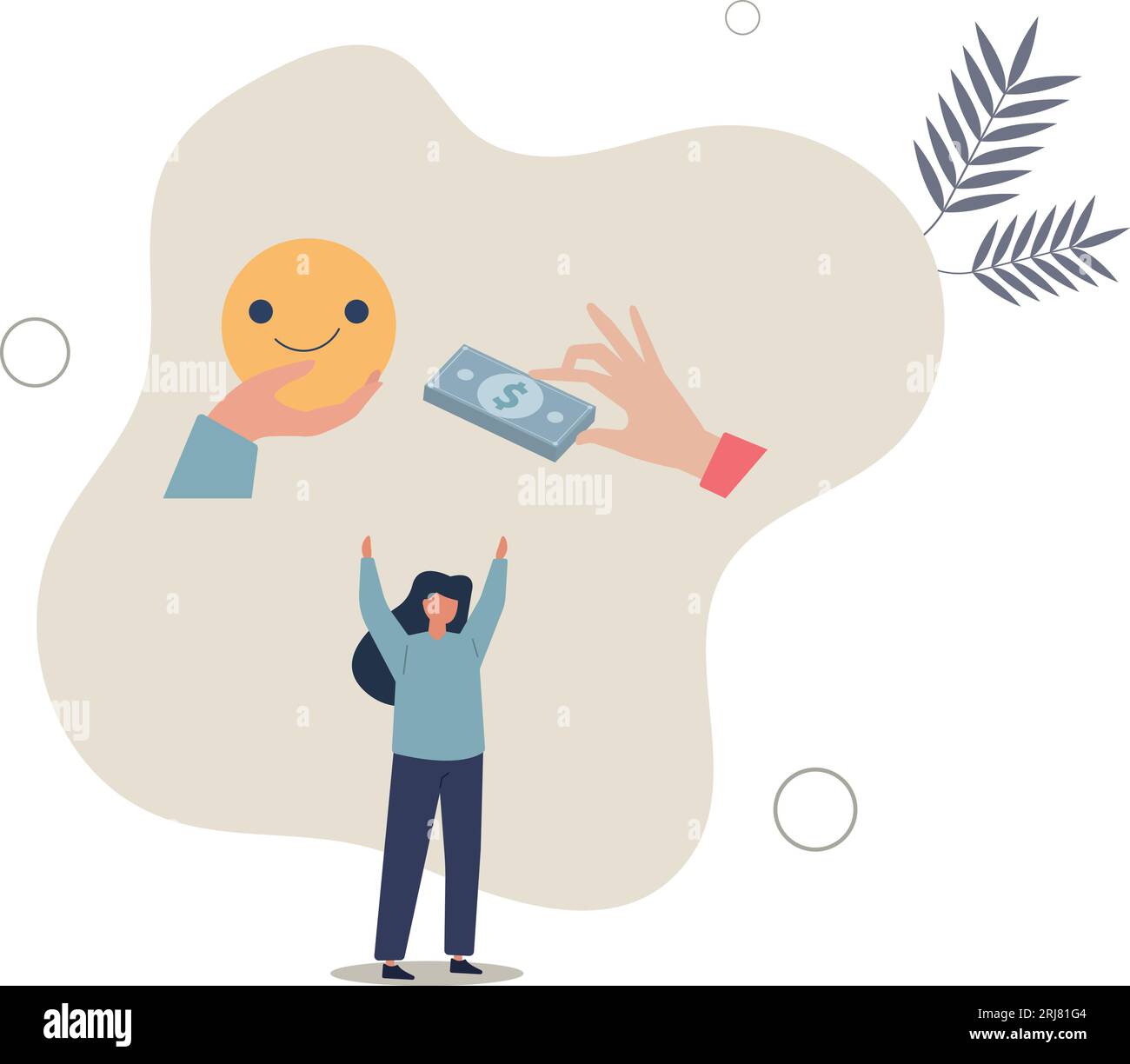 Money can buy happiness, philosophy or life success dilemma, financial ...