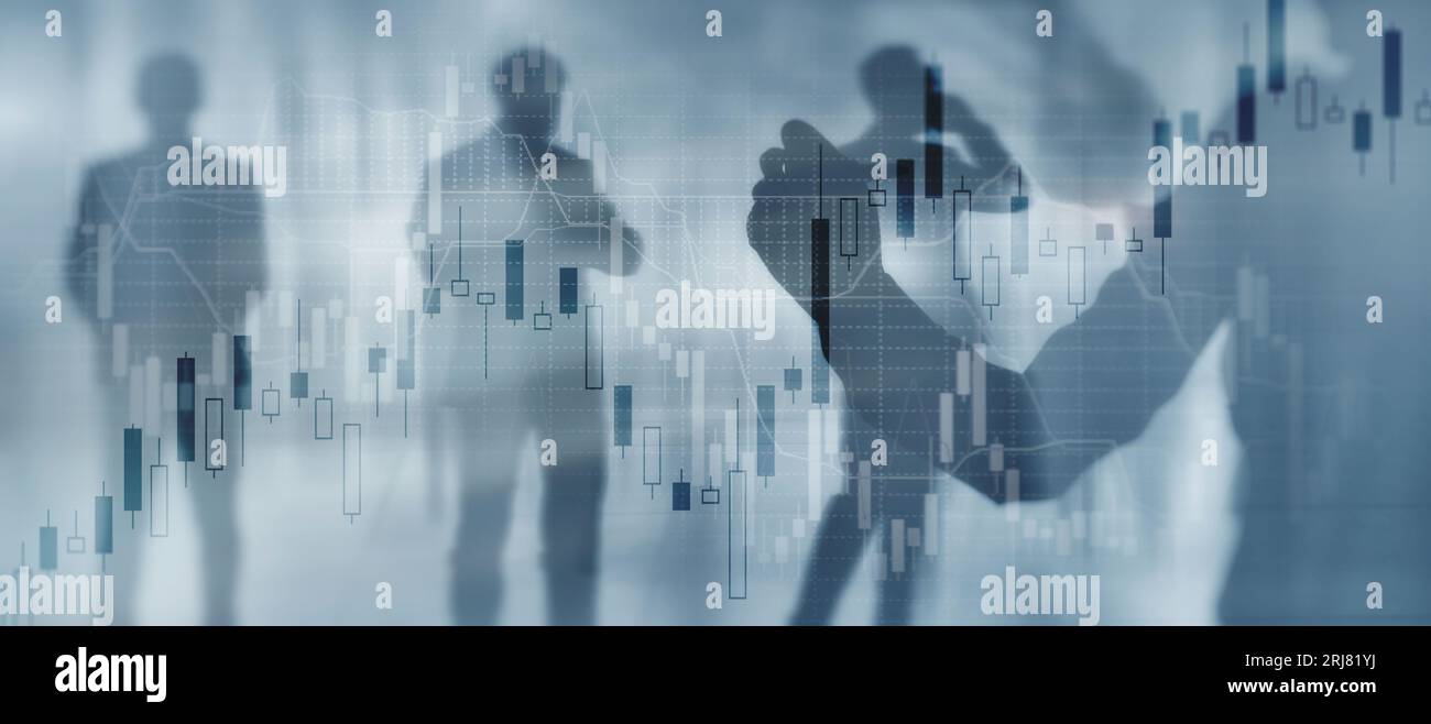 Stock market chart. Abstract background for presentation Stock Photo ...