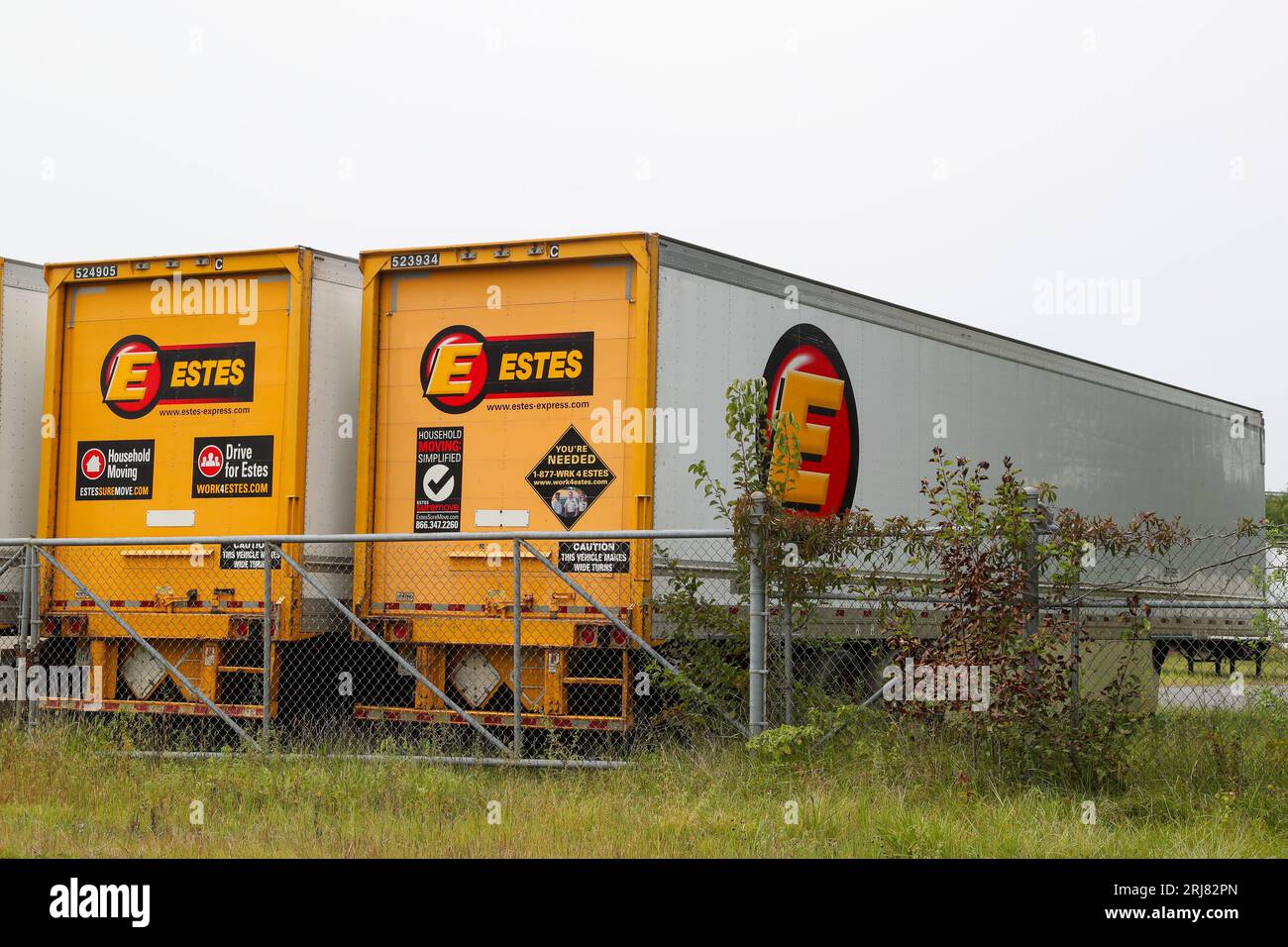 Estes express lines logo hi-res stock photography and images - Alamy