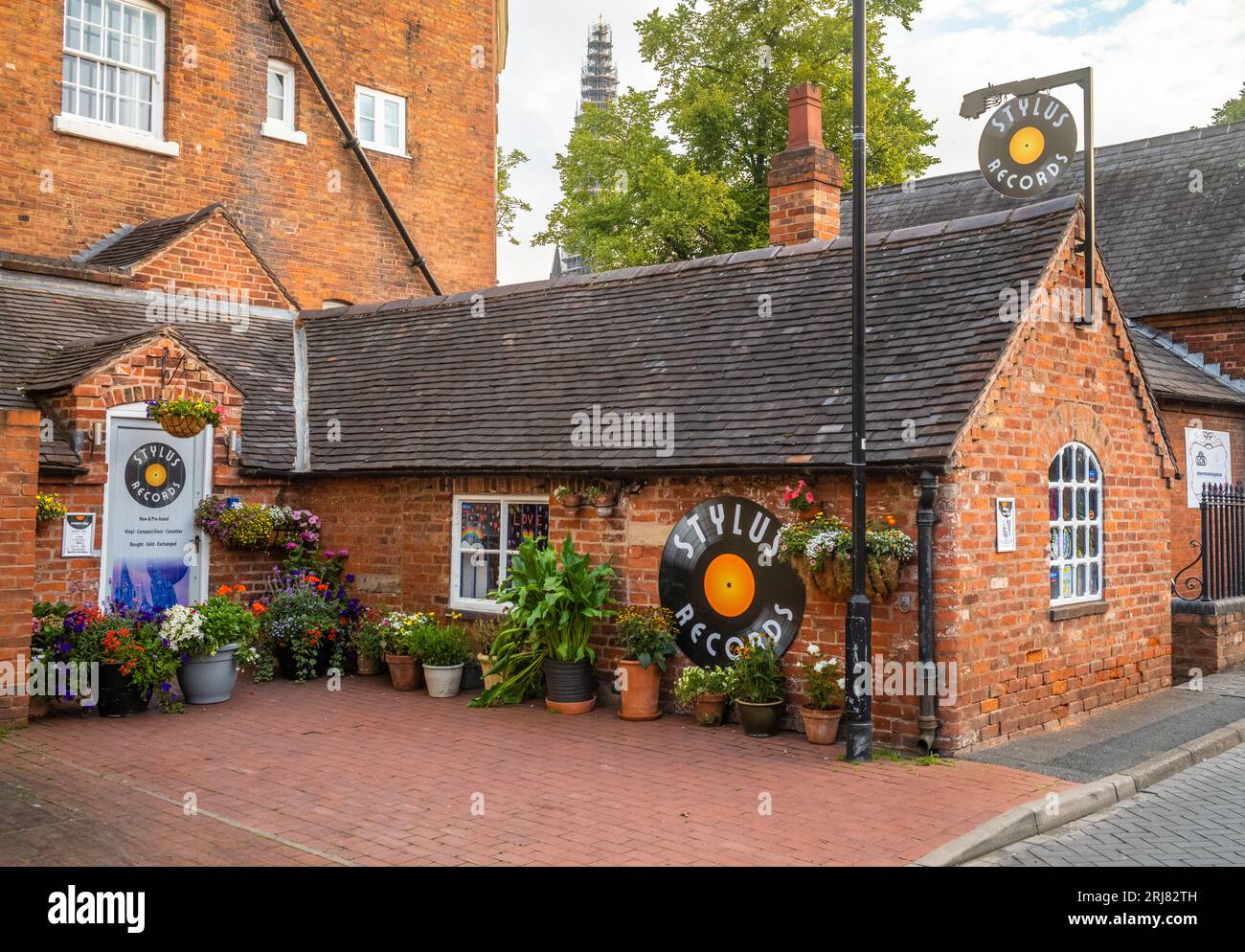 Stylus Records, a pictureseque traditional red brick record shop with ...