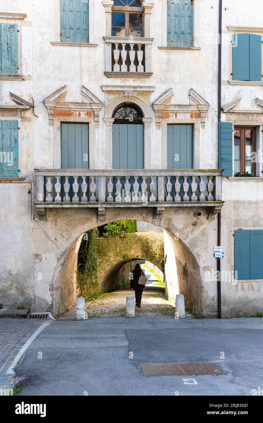 Italy Veneto Mel - Palazzo Pivetta-Stefani (17th century Stock Photo ...