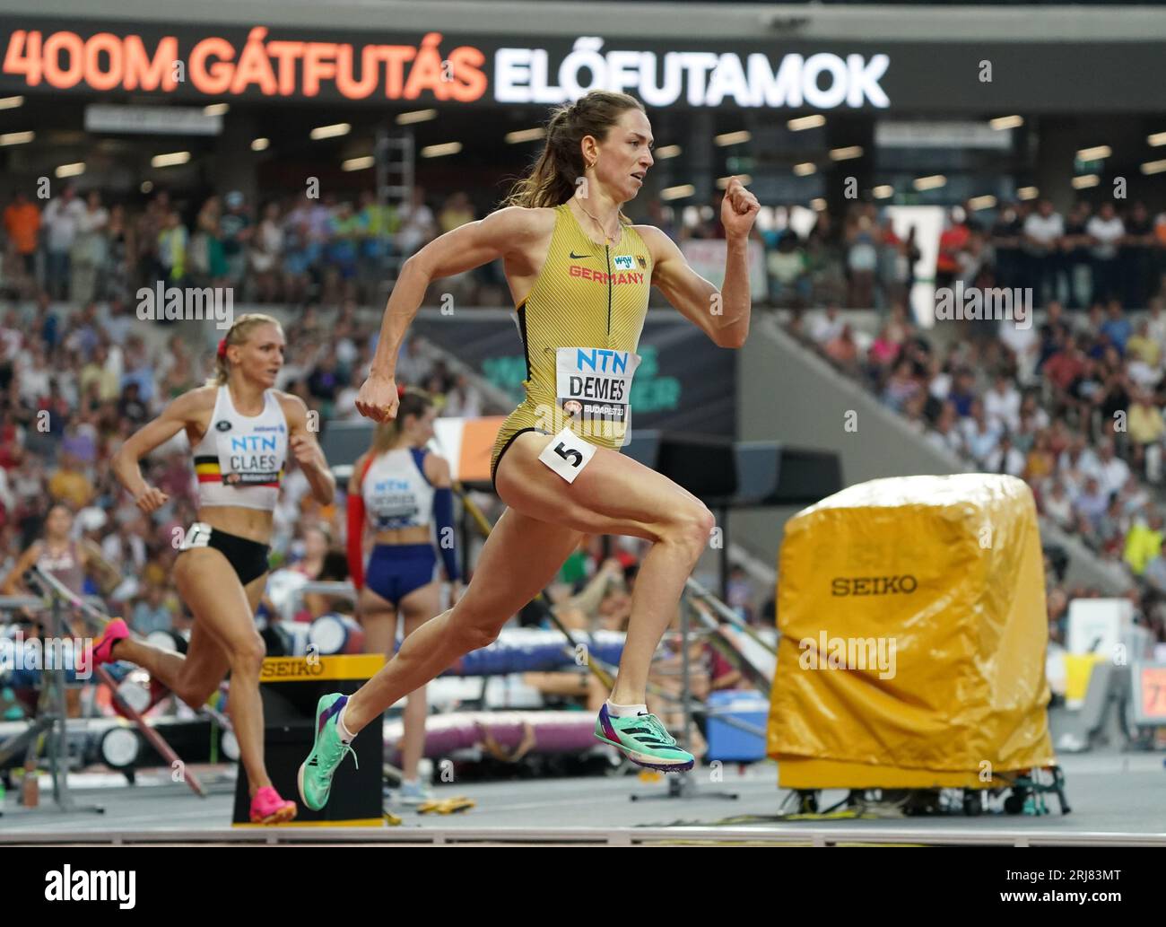 Budapest, Hungary. 21st Aug, 2023. Athletics, World Championships, 400 ...
