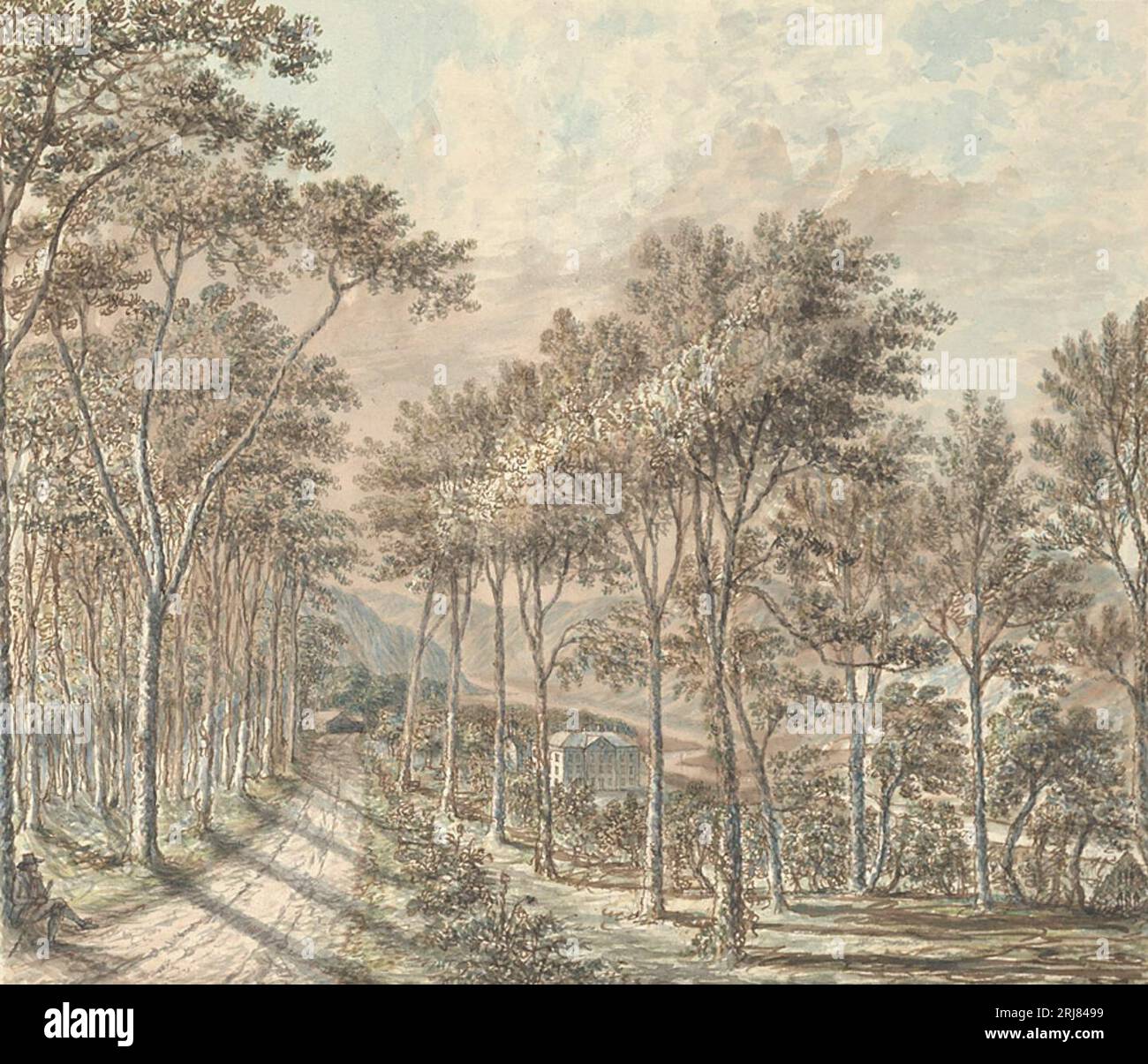 Hengwrt 1793 by John Ingleby Stock Photo - Alamy