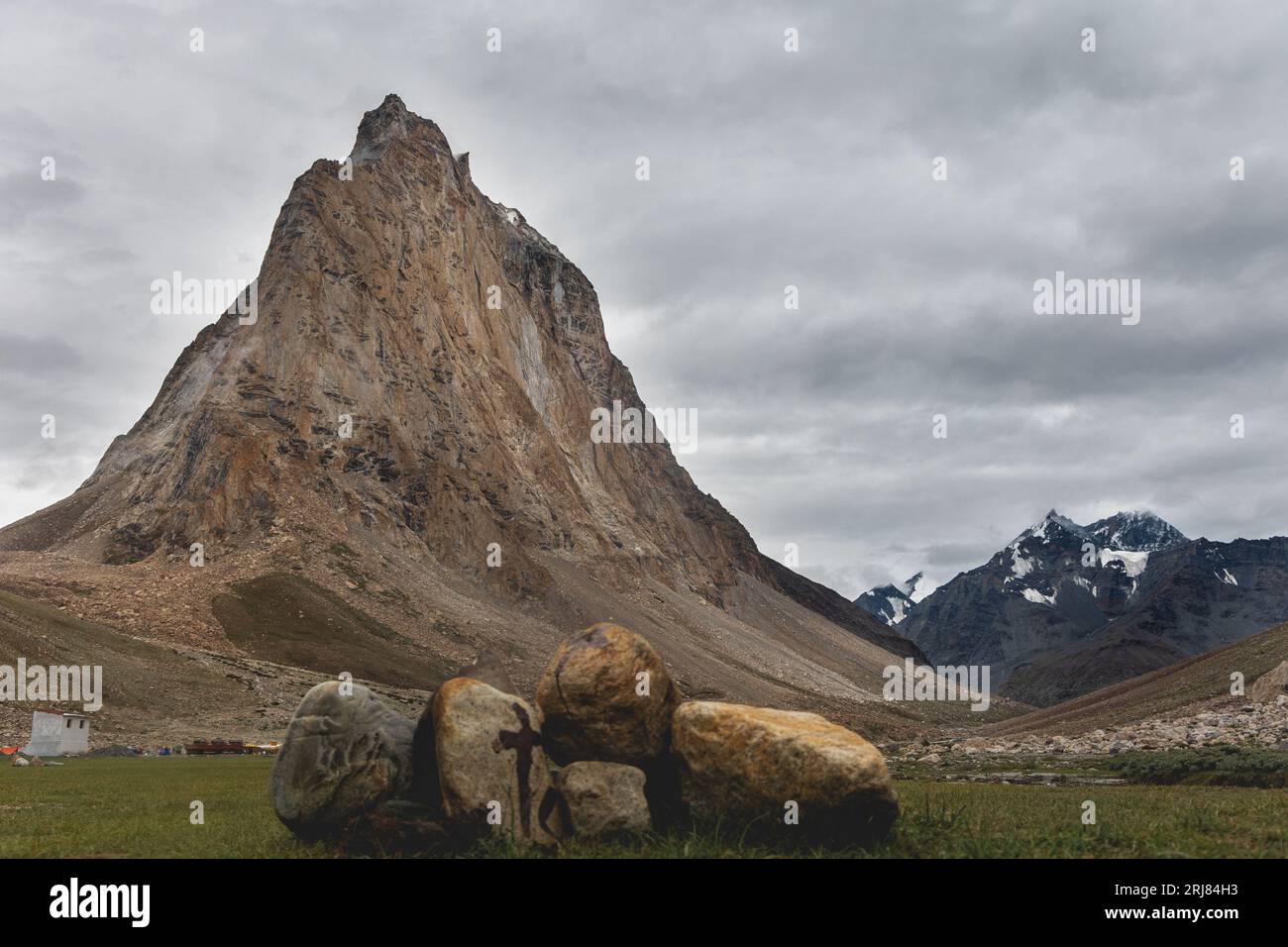 Religious Mountain in Zanskar Ladakh Stock Photo - Alamy