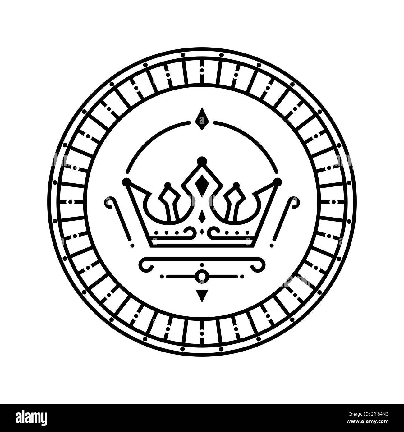 King Crown Stock Vector Images Alamy
