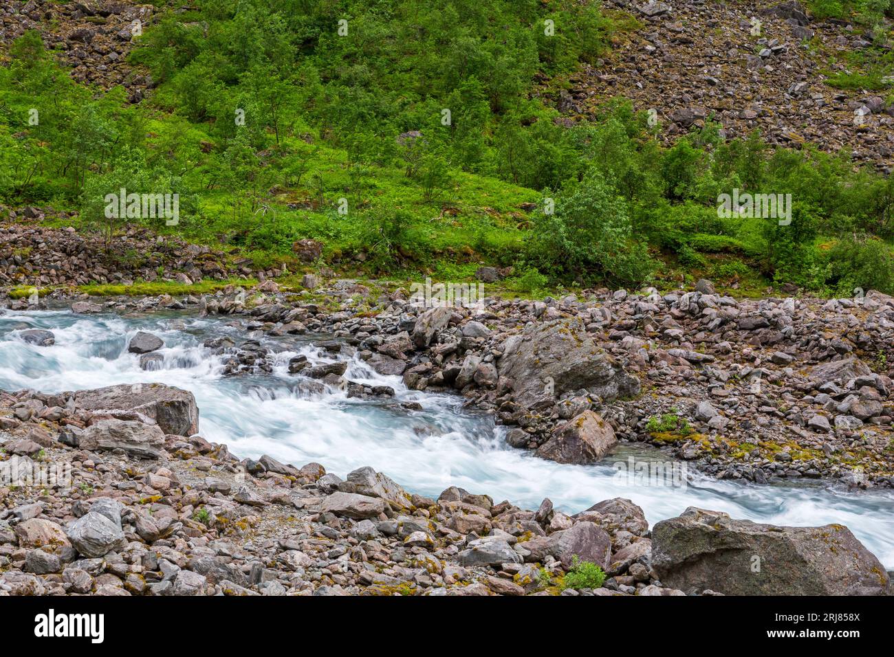 Stigfoss, Trollstigen (Trolls ladder), Andalsnes, More og Romsdal ...