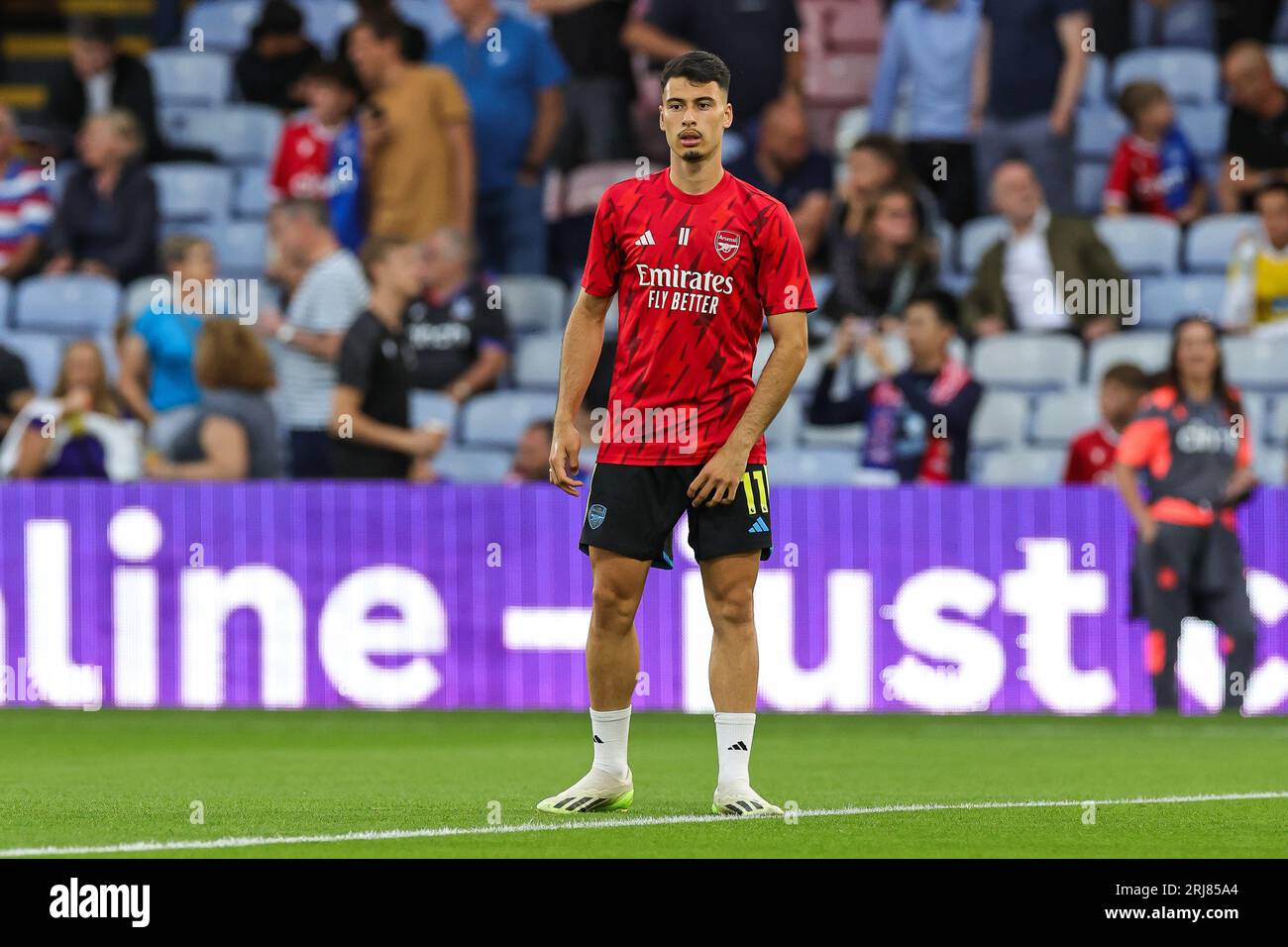 Gabriel Martinelli #11 of Arsenal during the Premier League match ...