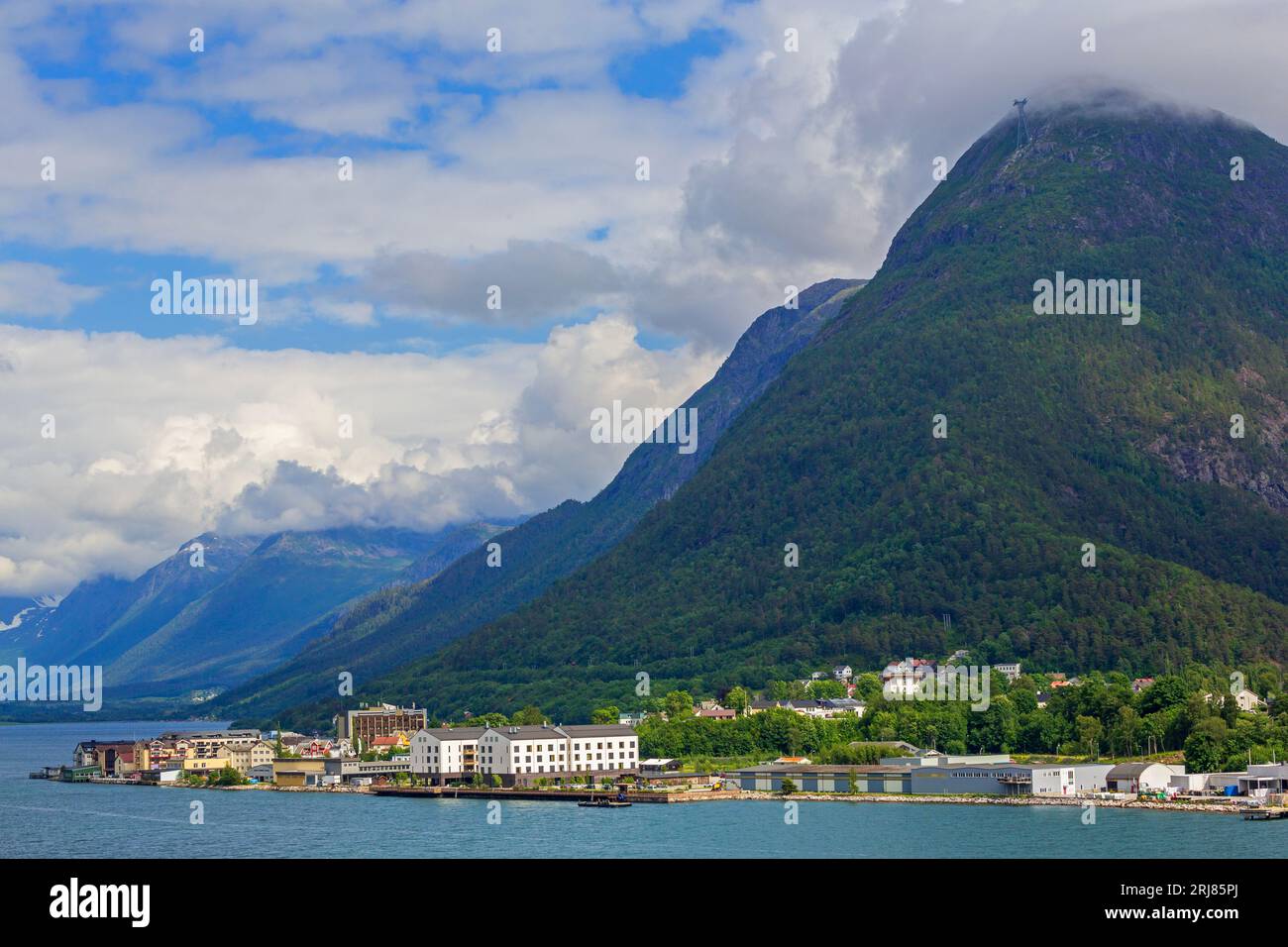Port of Andalsnes, More og Romsdal County, Norway, Scandinavia Stock ...