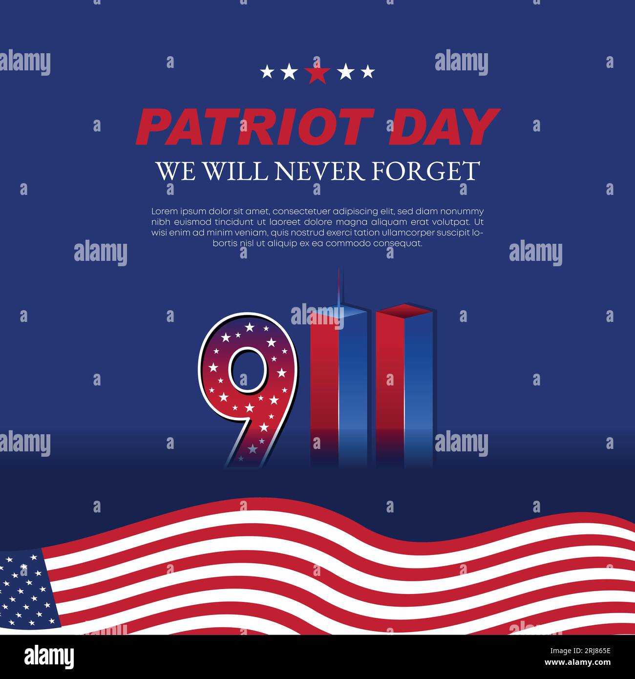 Remembering September 9 11. Patriot Day September 11. Never Forget USA ...