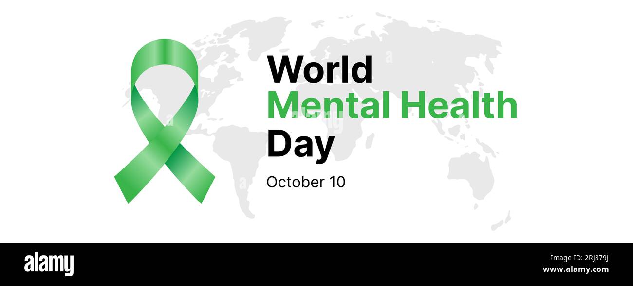 World mental health month Stock Vector Images - Alamy