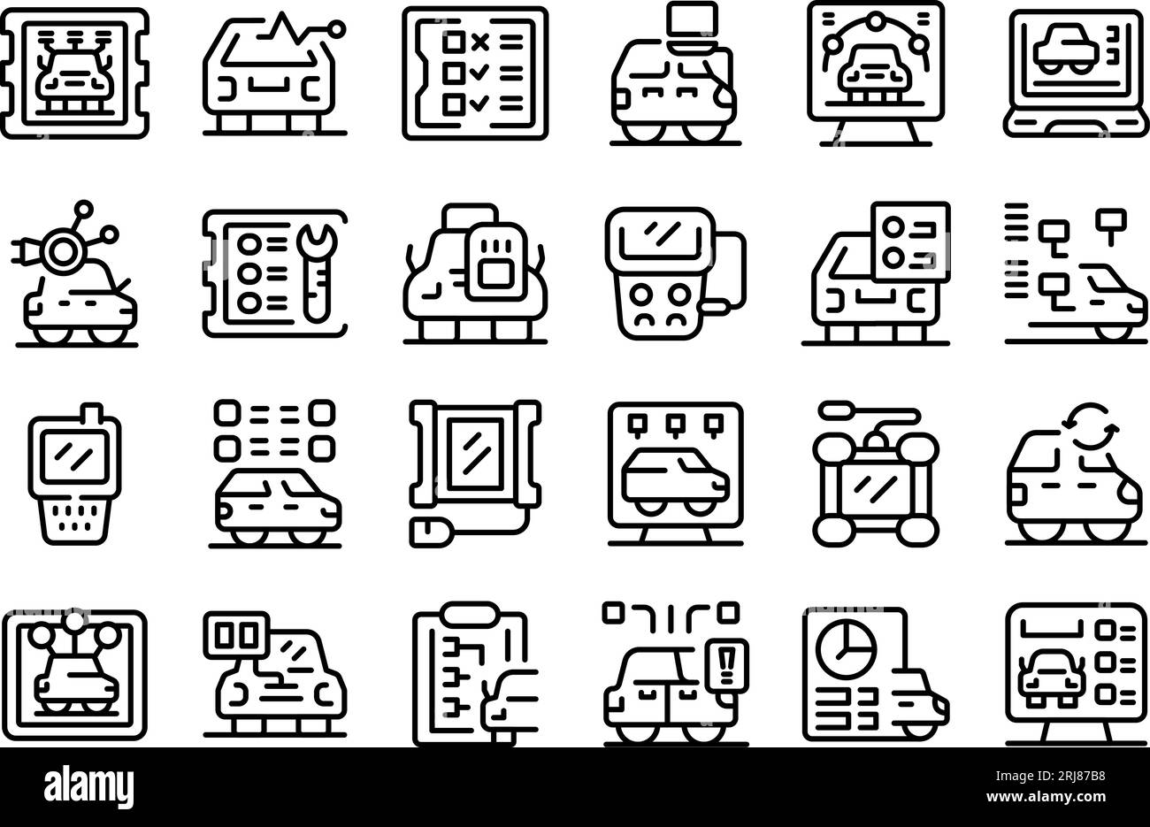 Diagnostic connector Stock Vector Images - Alamy