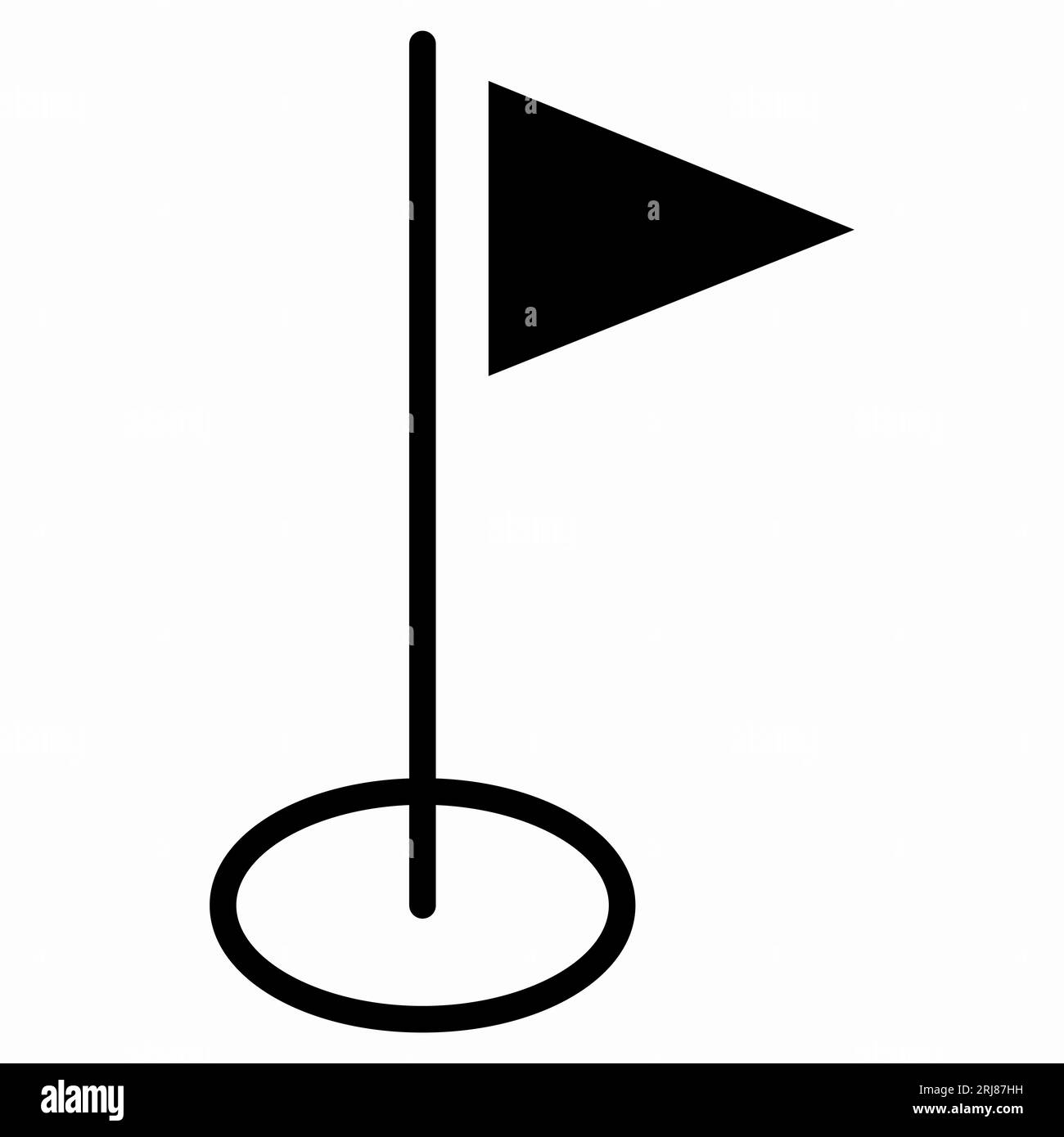 Location pin map icon. Flat design. Vector illustration sign on a white ...