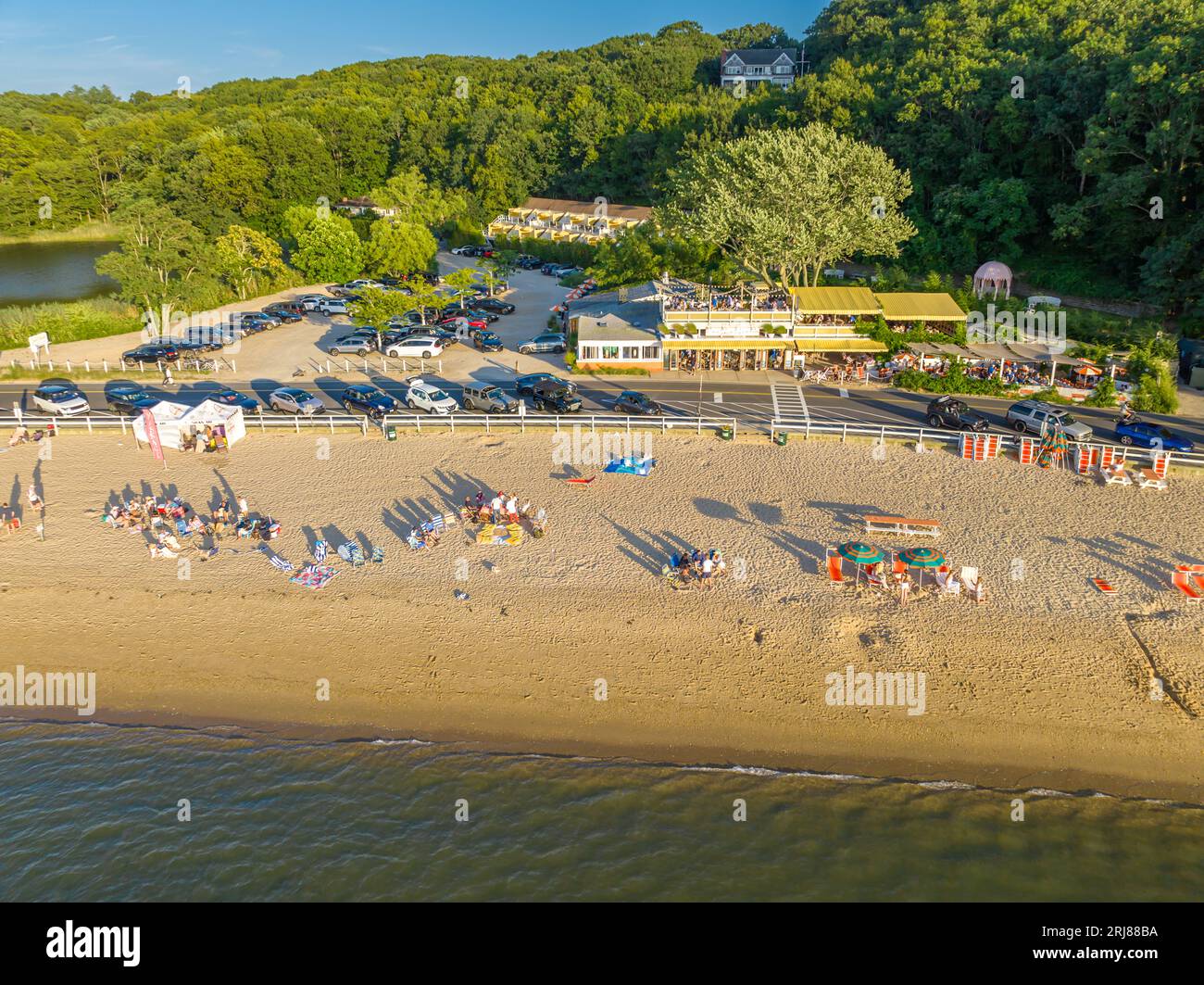 Beach sand bar aerial hi-res stock photography and images - Alamy