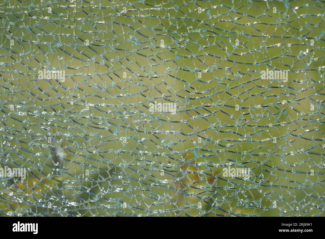 broken glass with sharp pieces outdoor Stock Photo - Alamy