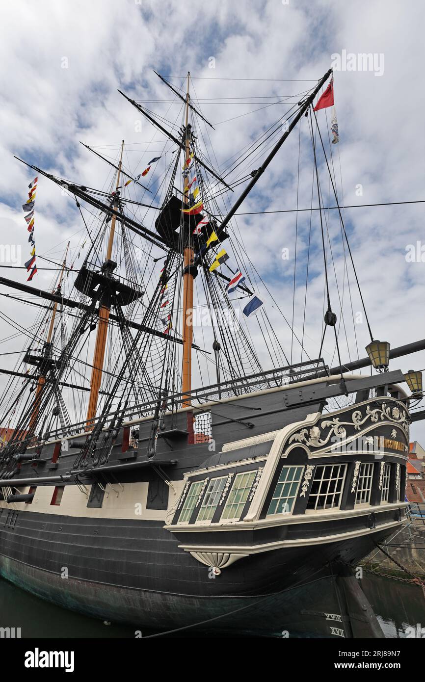 HMS Trincomalee at the National Museum of the Royal Navy, Hartlepool ...