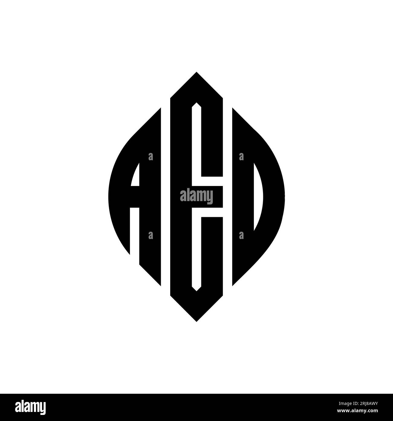 AEO circle letter logo design with circle and ellipse shape. AEO ...