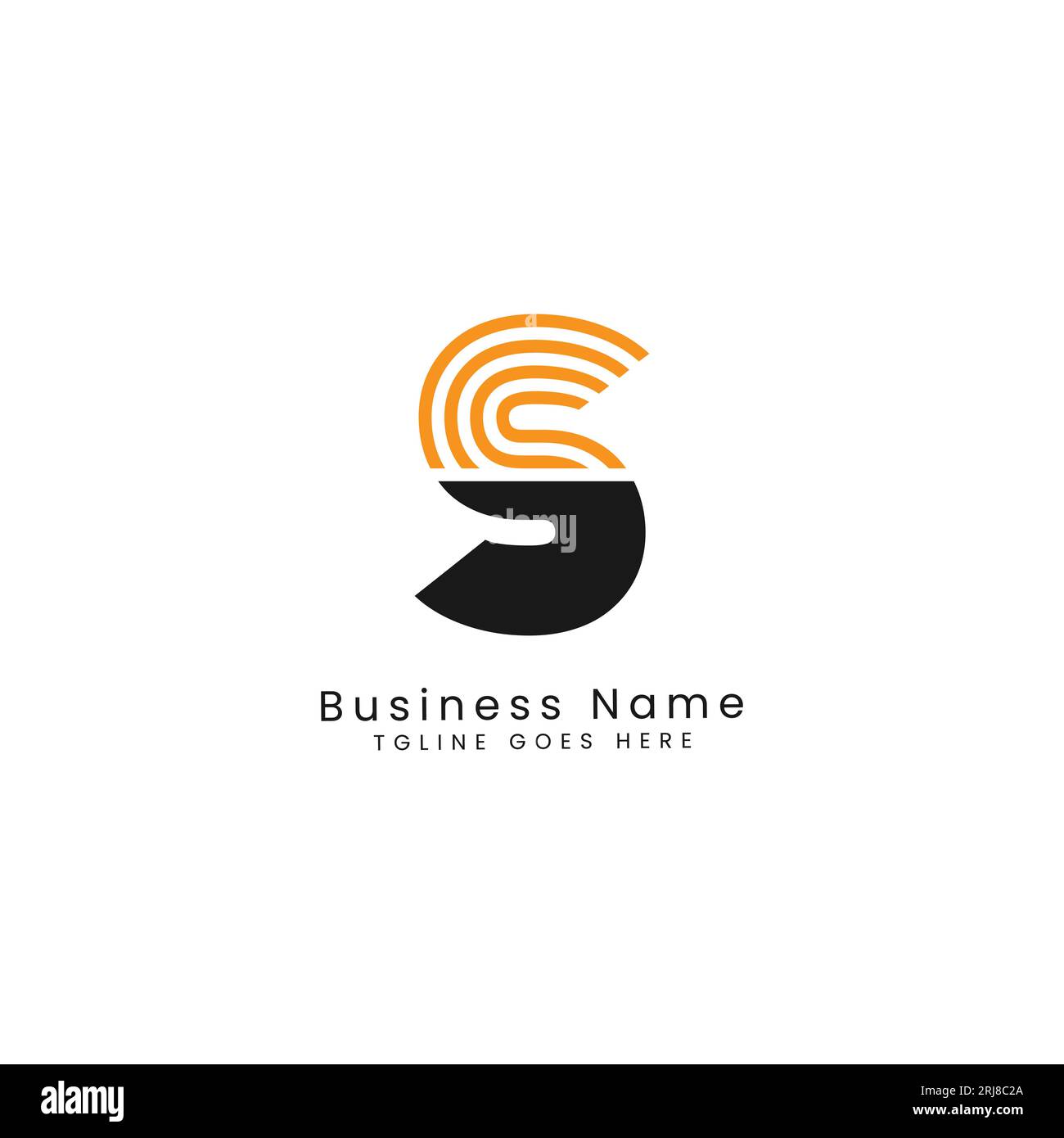 S Letter Stock Illustration with Geometric Lines Vector Logo. Alphabet ...