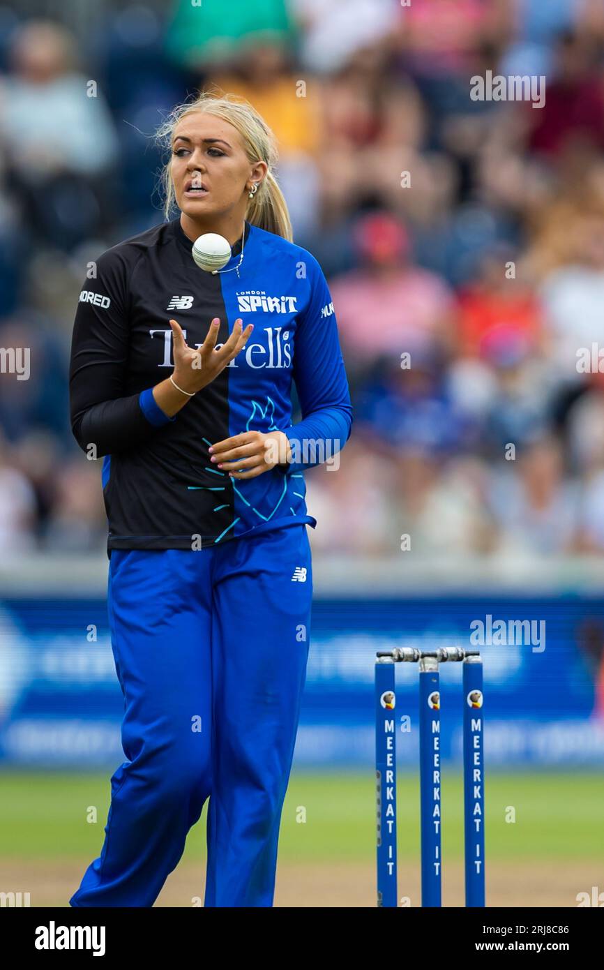 Sophia Gardens, Cardiff, UK. 20th Aug, 2023. The Hundred Womens Cricket ...