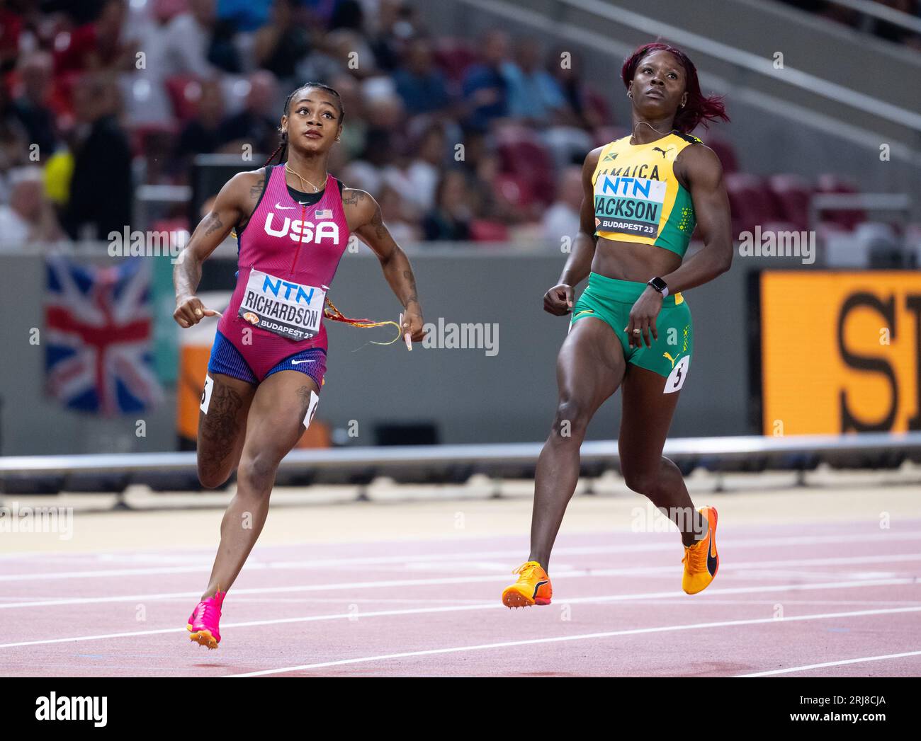 Budapest, Hungary. 21st Aug, 2023. Athletics, World Championships, 100m ...