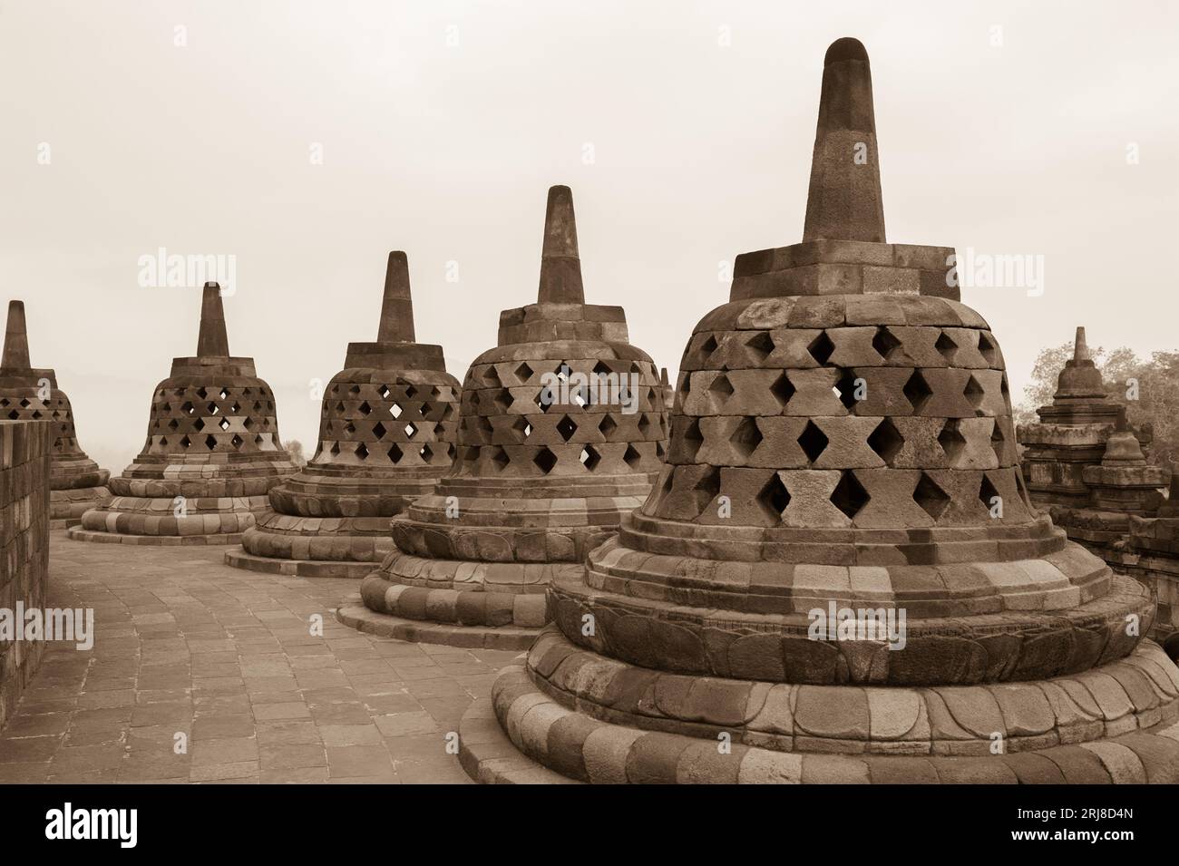 Stupa borobudur monument hi-res stock photography and images - Alamy