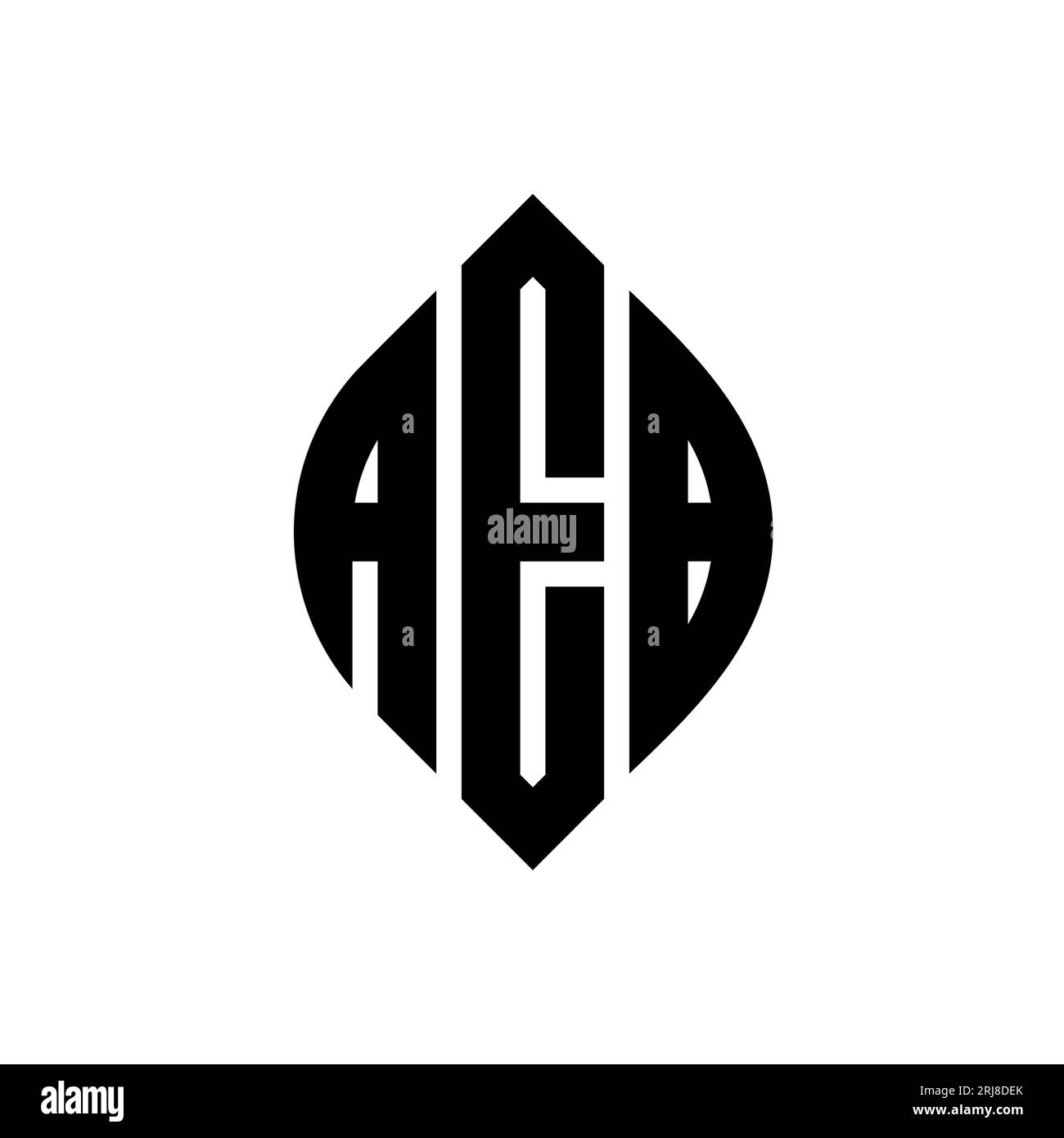 AEB circle letter logo design with circle and ellipse shape. AEB ...