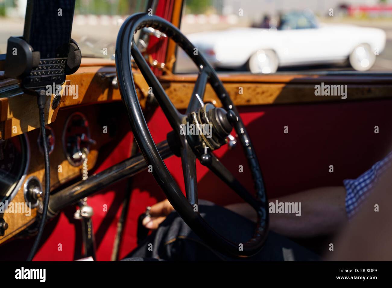 Waltershausen, Germany - June 10, 2023: A vintage Rolls Royce Phantom ...