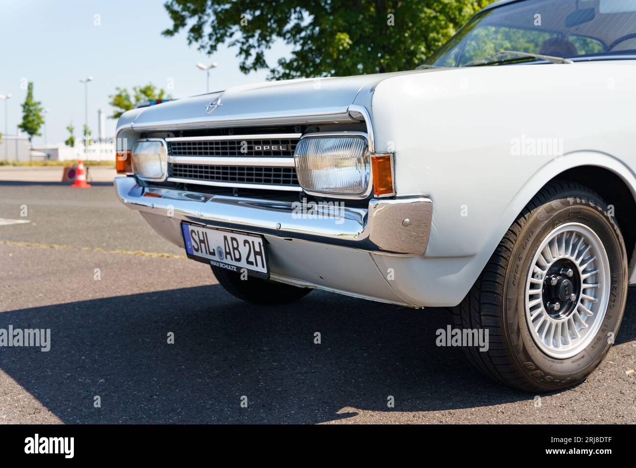 Waltershausen, Germany - June 10, 2023: A Opel Rekord C 1700. Front ...