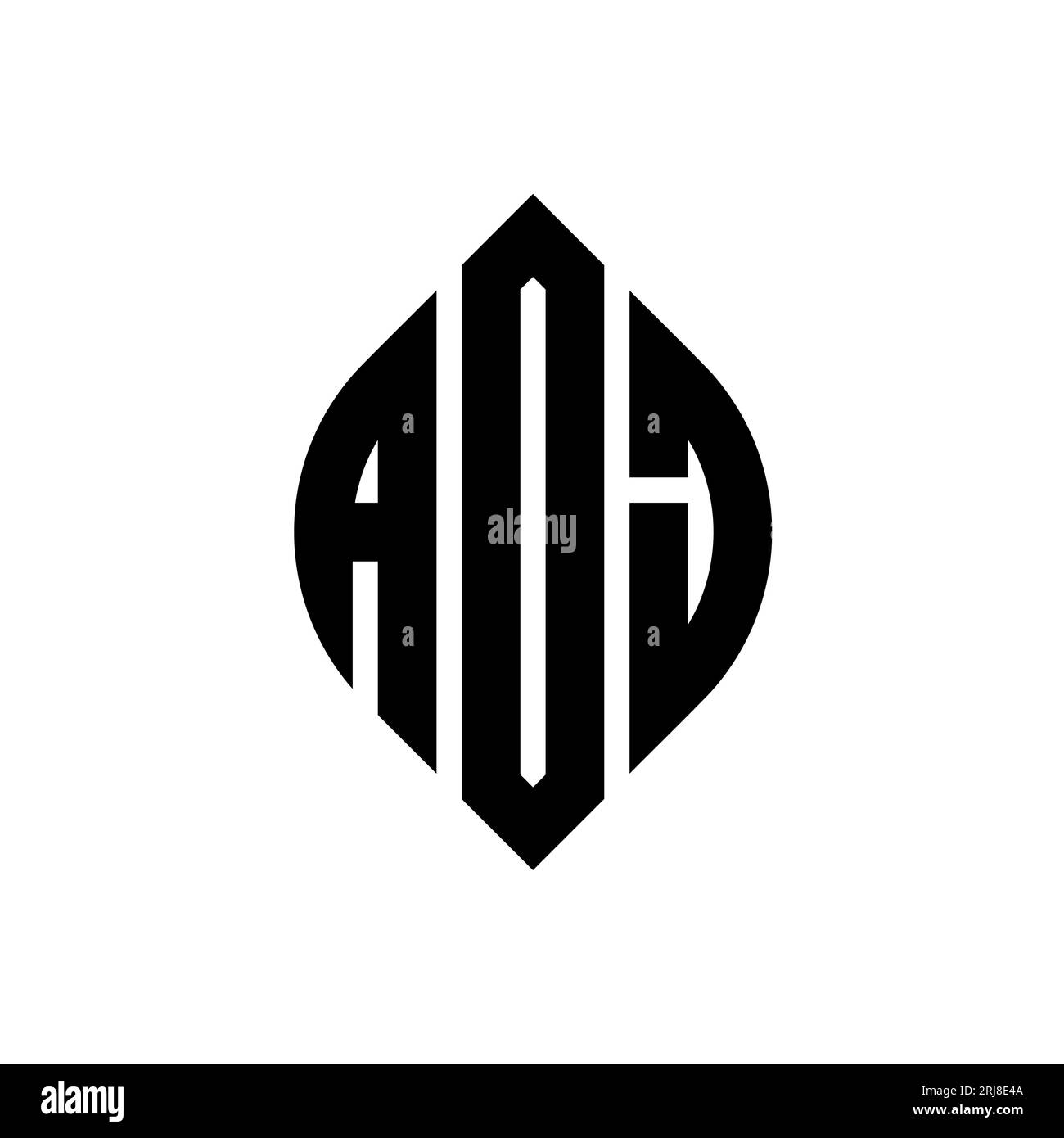 Aoj alphabet Stock Vector Images - Alamy