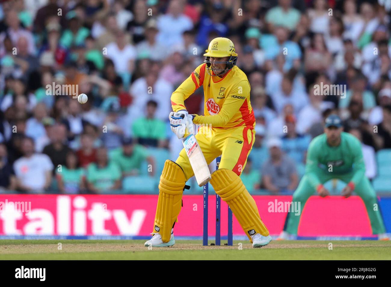 London, England. 21st August, 2023. Trent Rockets' Joe Root during the ...