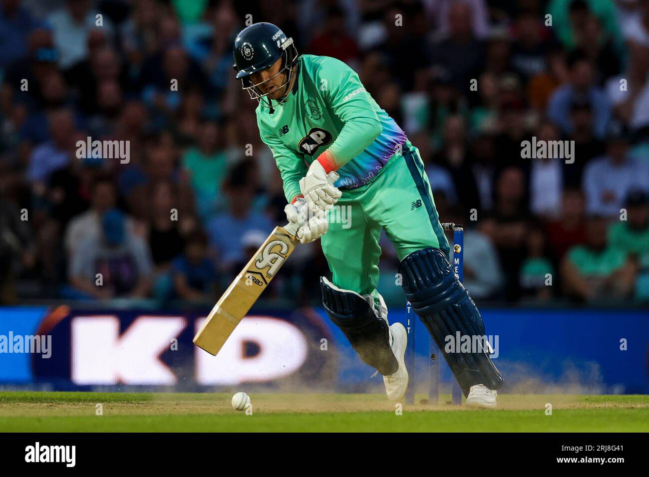 London, England. 21st August, 2023. Oval Invincibles' Jason Roy during ...