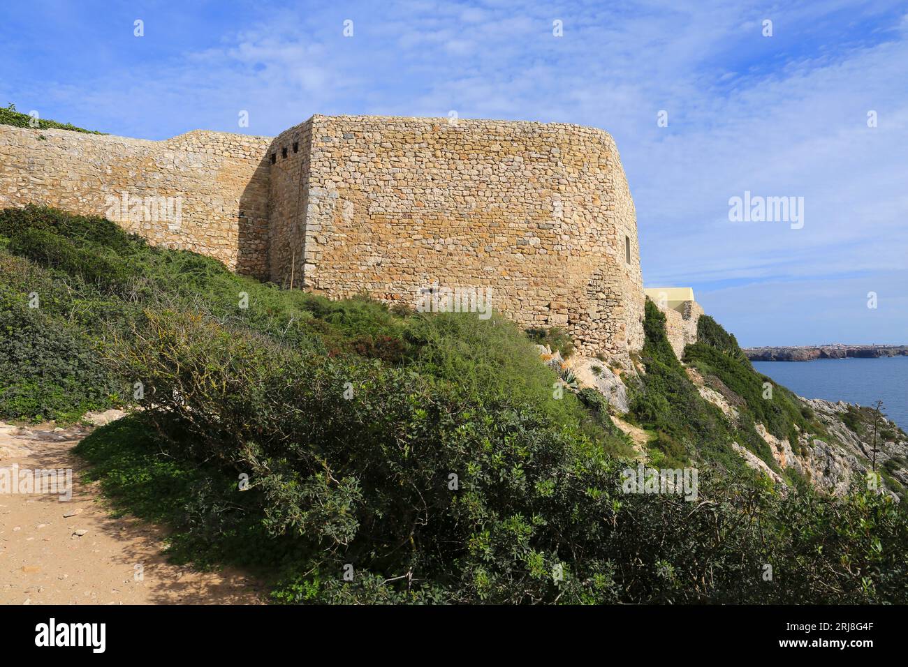 The Fort of Santo Antonio de Belixe on Cape of Saint Vincent in ...