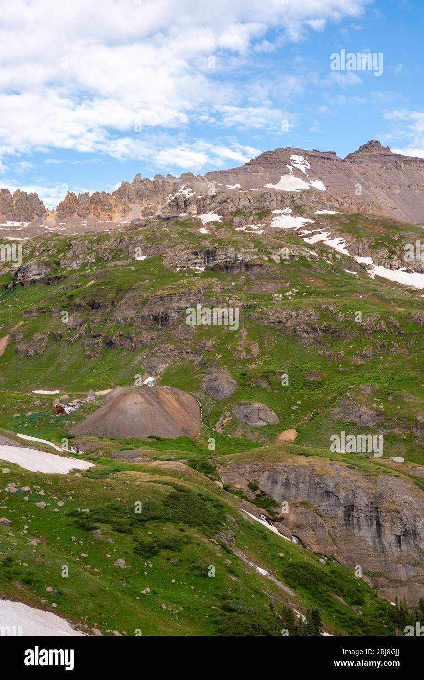 Morning photograph of Yankee Boy Basin, Uncompahre National Forest ...