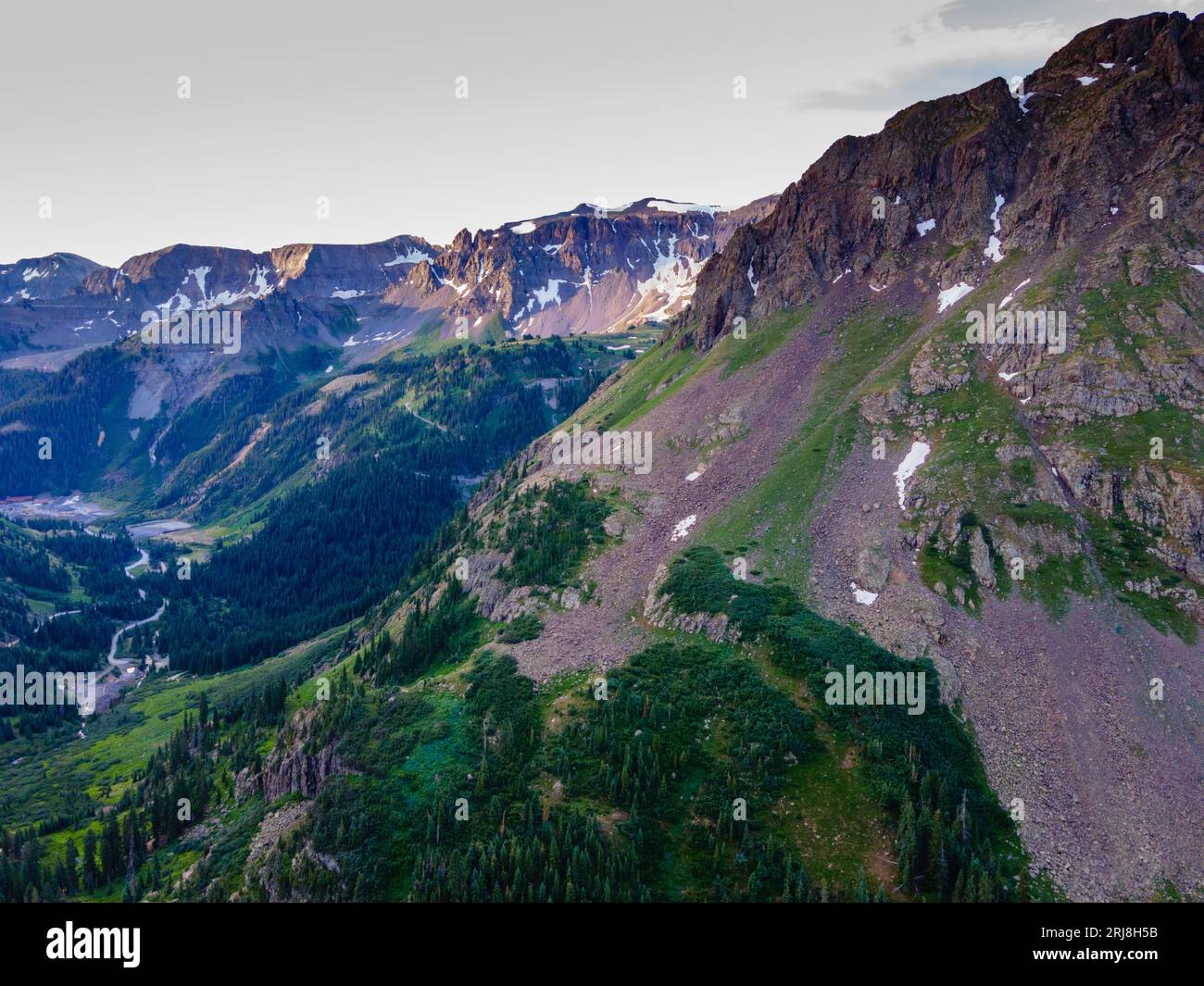 Colorado camp bird road to yankee boy basin hi-res stock photography ...