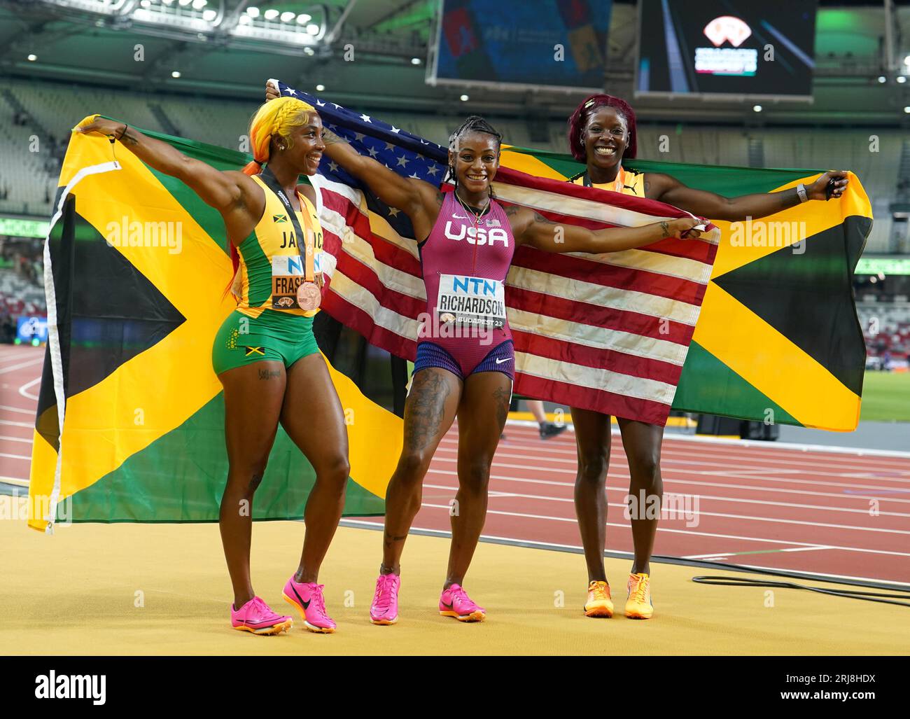 Shericka jackson 2023 gold hi-res stock photography and images - Alamy