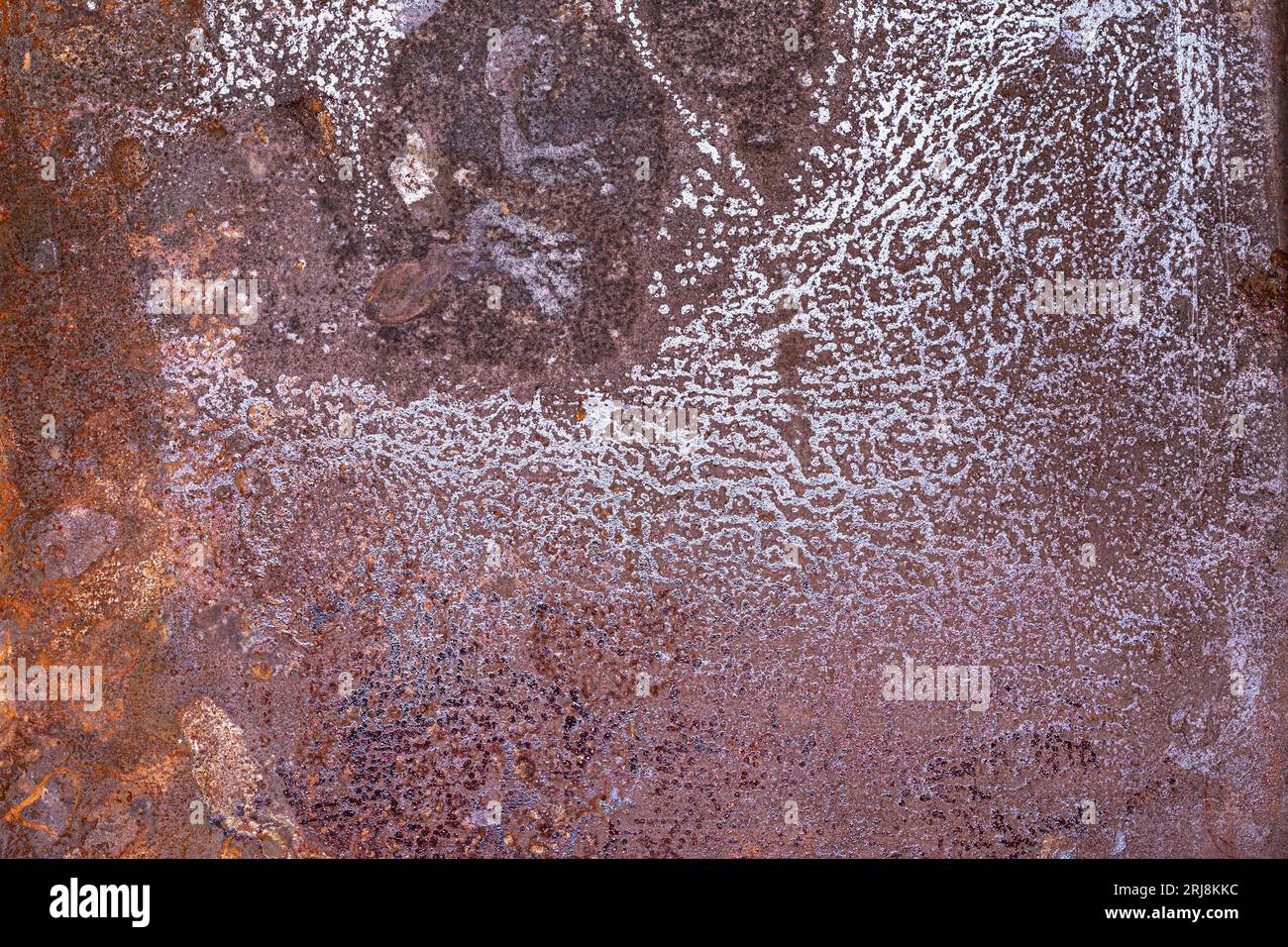 Rust and oxidized metal background. Grunge rusted metal texture. Old ...