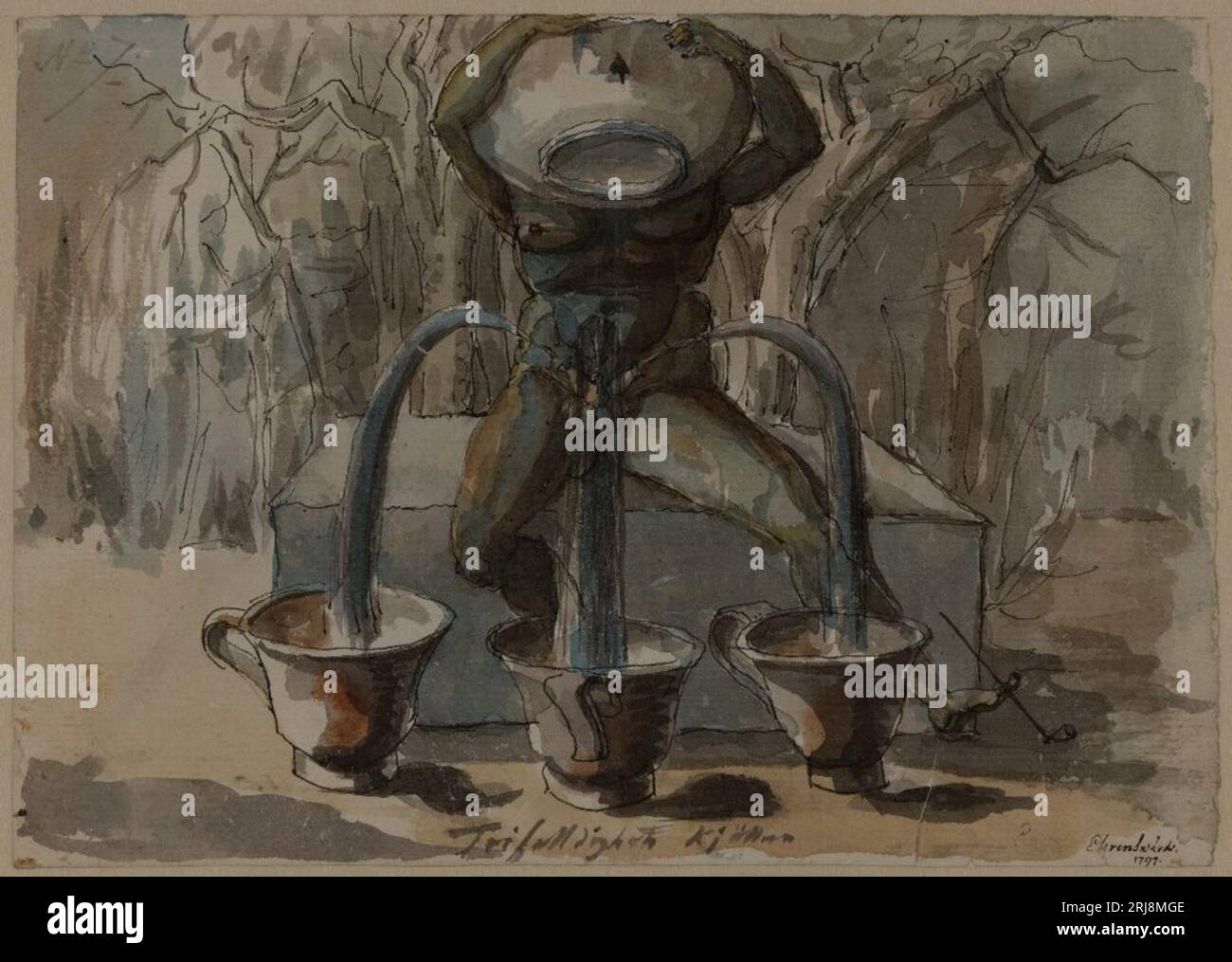 The Source of Trinity 1797 by Carl August Ehrensvärd Stock Photo - Alamy