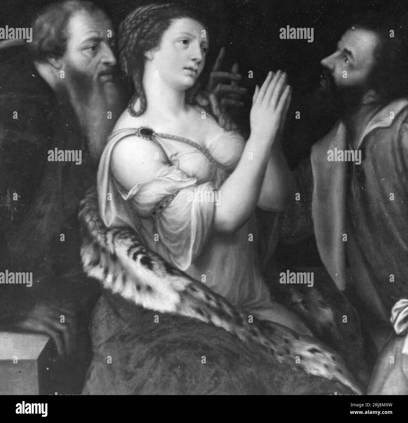Susanna and the Elders between circa 1550 and circa 1559 by Michiel Coxie Stock Photo - Alamy
