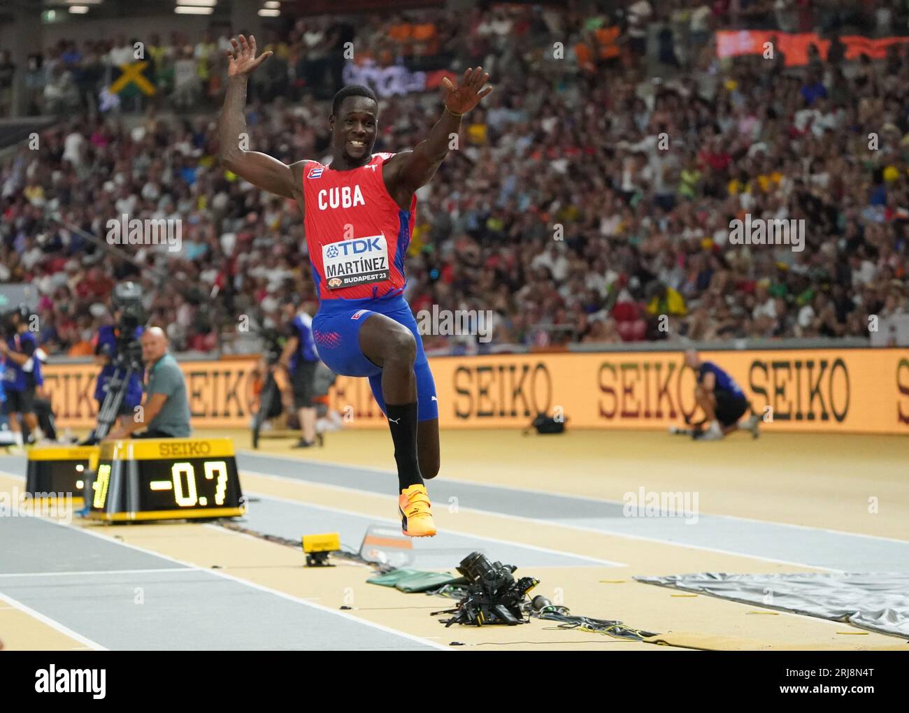 Lazaro martinez triple jump hi-res stock photography and images - Alamy