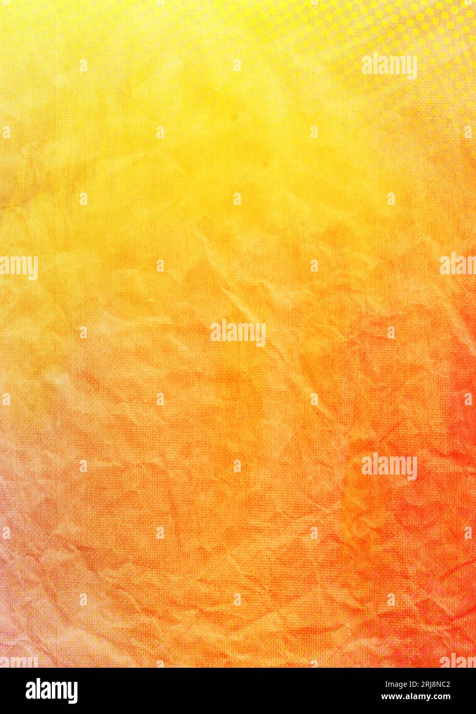 Yellow wrinkled background. Vertical backdrop illustration with space ...