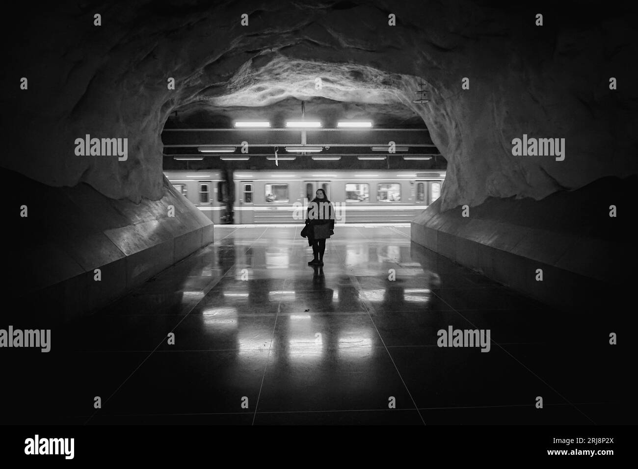 Terminal cave Black and White Stock Photos & Images - Alamy