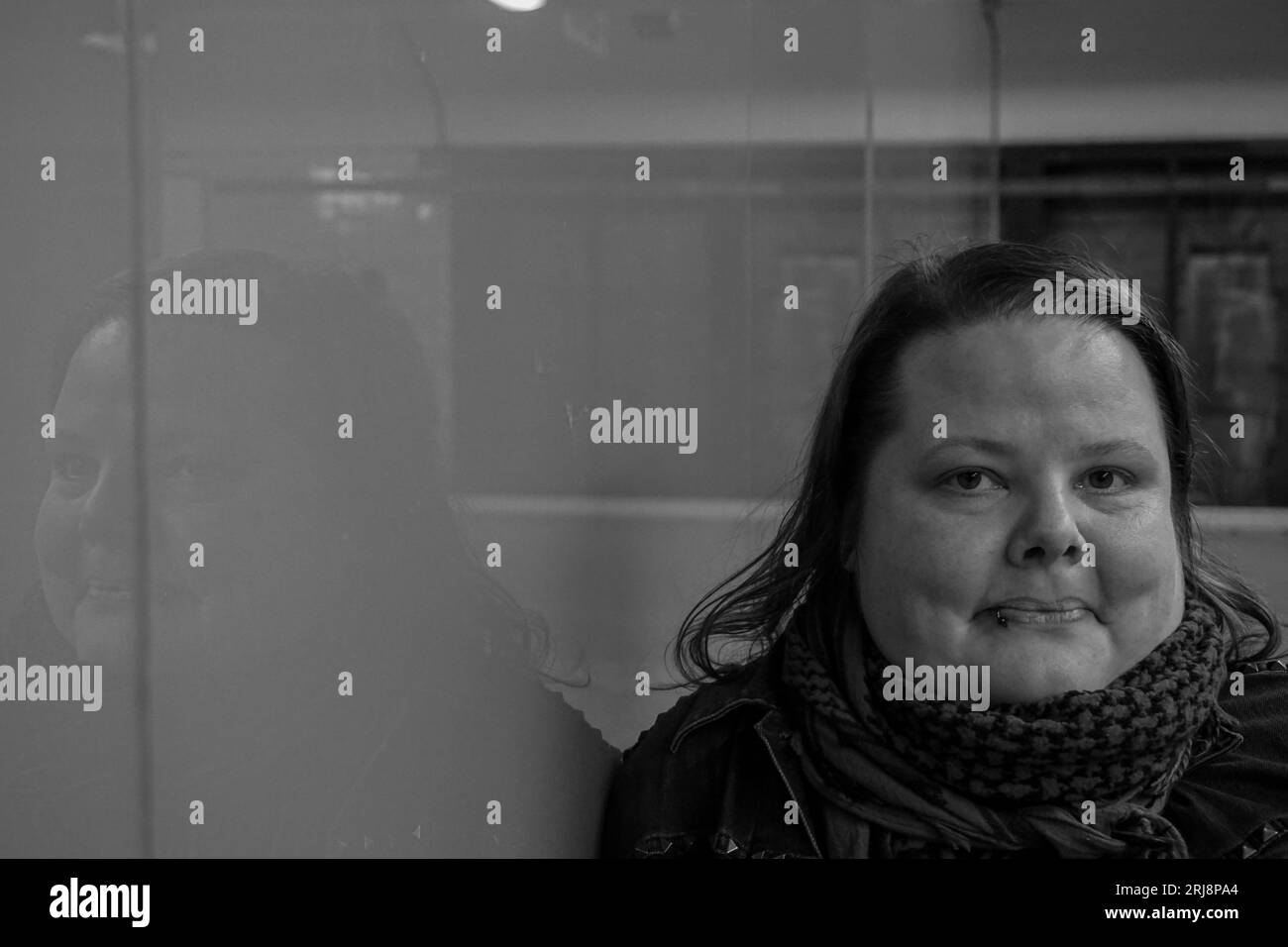 a person posing for the camera Stock Photo - Alamy