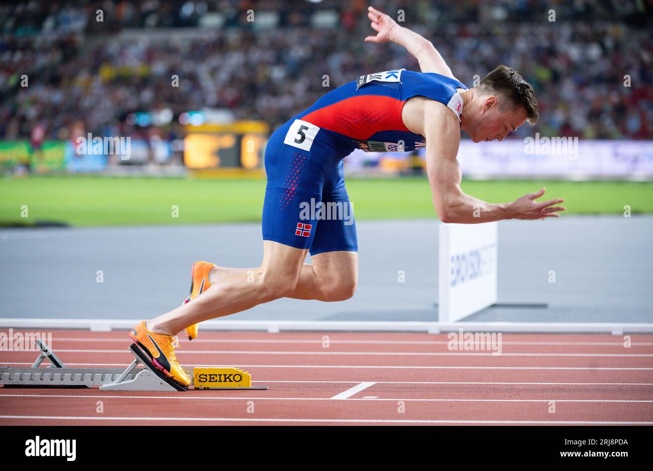 Budapest, Hungary. 21st Aug, 2023. Athletics: World Championships, 400m ...