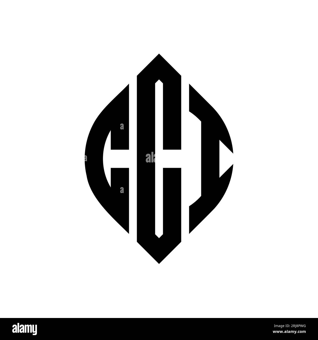 CCI circle letter logo design with circle and ellipse shape. CCI ...