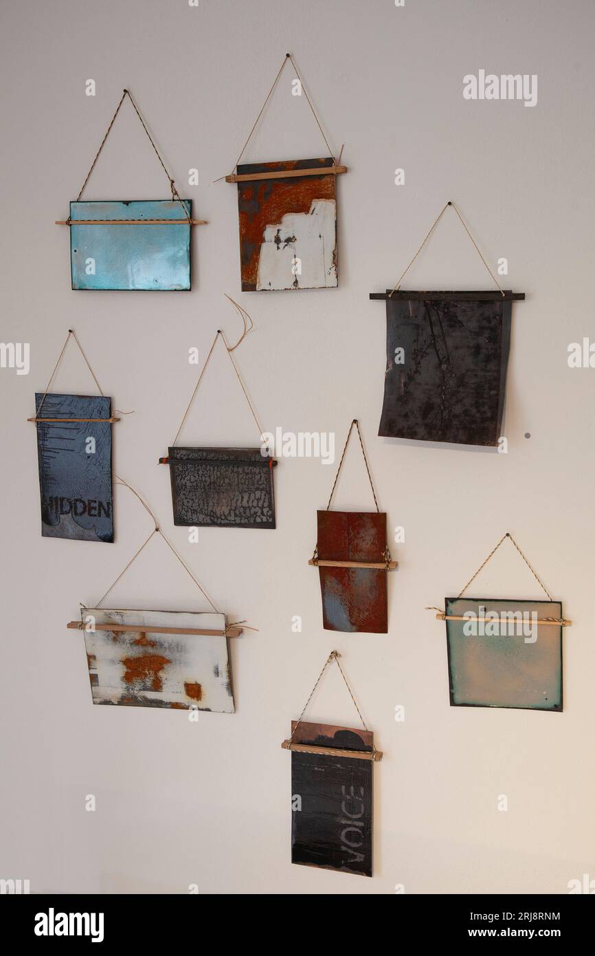 Artwork at 'Affinities' show of Helen Carnac and David Gates in Make ...