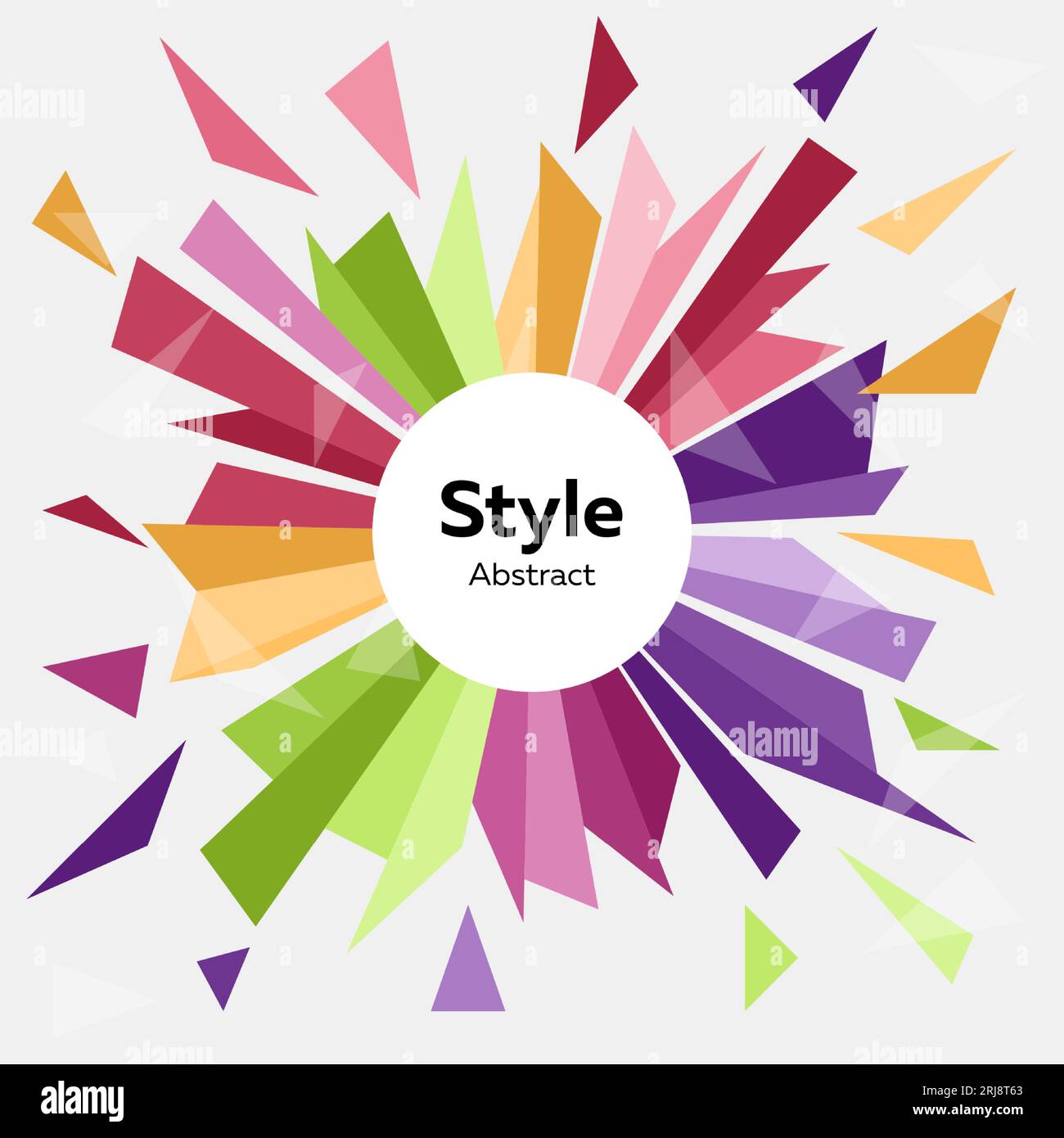 Abstract colourful background template. Vector illustration Stock ...