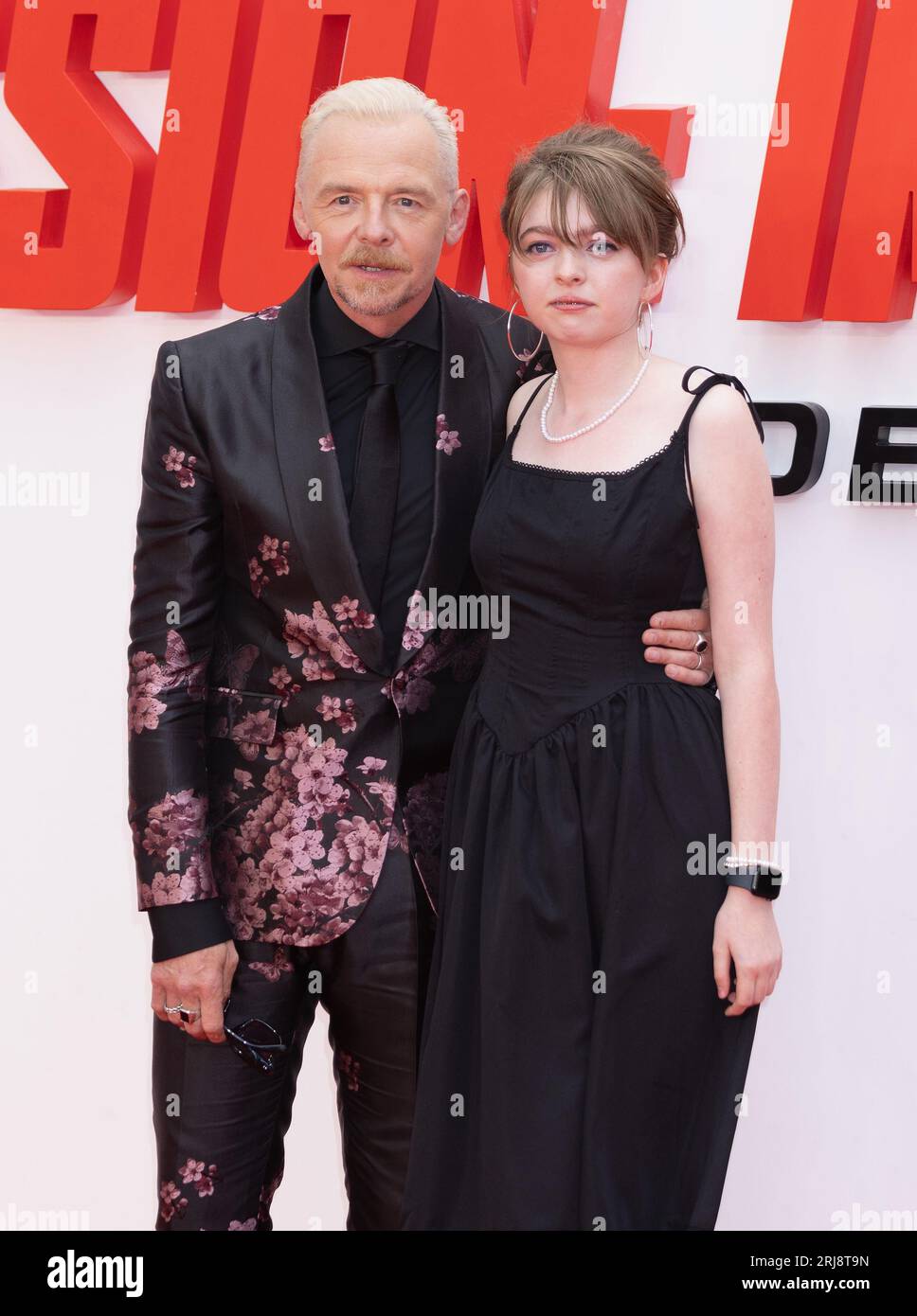 London, UK. 22 June, 2023. (L-R) Simon Pegg and Matilda Pegg attend the ...