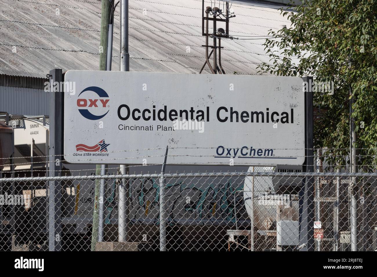 Cincinnati - August 20, 2023: Occidental Chemical Corporation plant ...