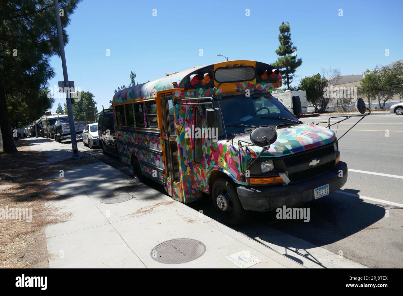Los Angeles, California, USA 18th August 2023 Homeless RV Encampments ...