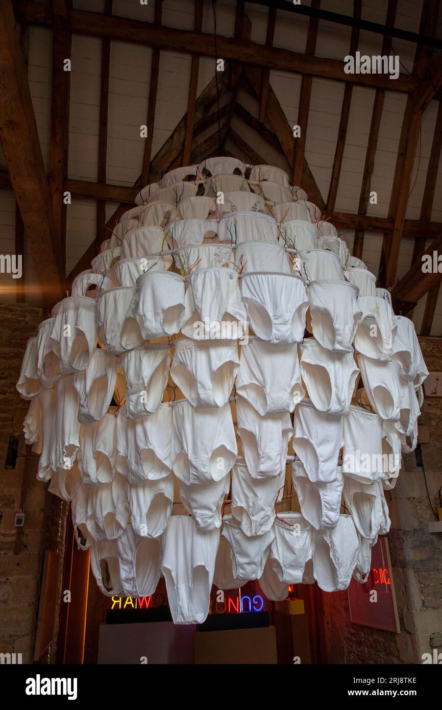 Pipilotti Rist - 香港中環吊燈 (Central Hong Kong Chandelier) on display ...