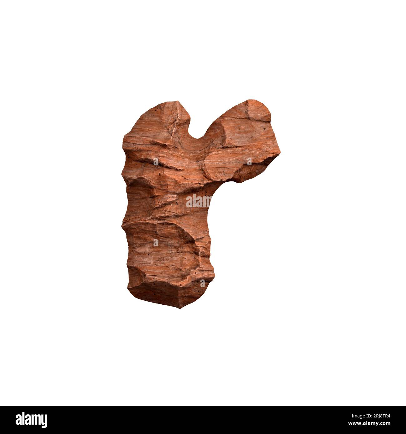 3d r letter stone hi-res stock photography and images - Alamy